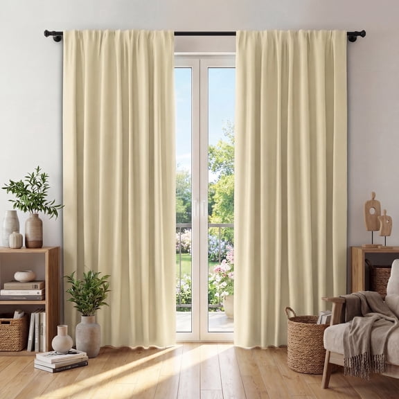 Ambesonne Landscape Curtains 2 Panel Set, USA New York Scenery, 108" x ...