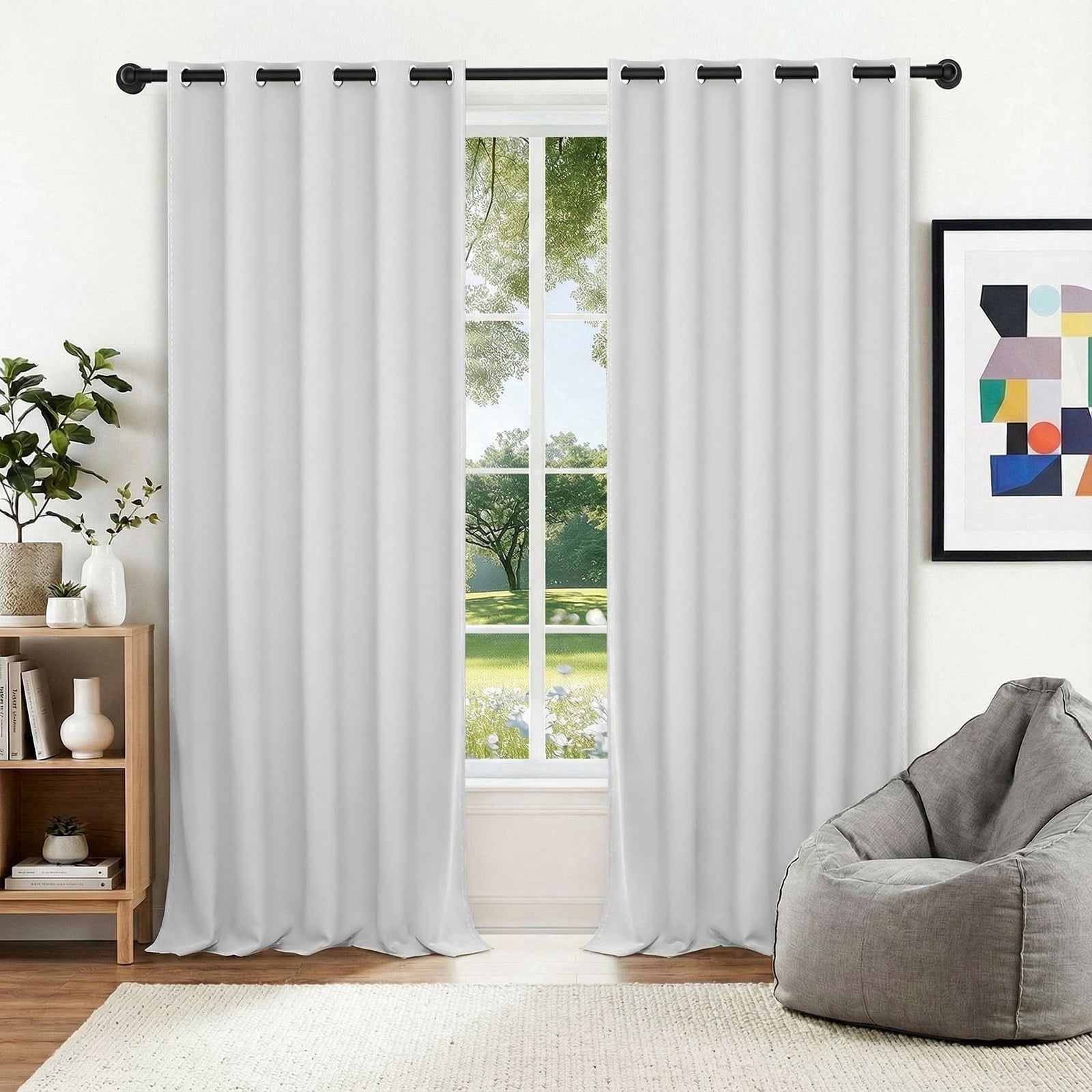 XUEYU Blackout Curtains, Full Light Blocking Curtains for Bedroom ...