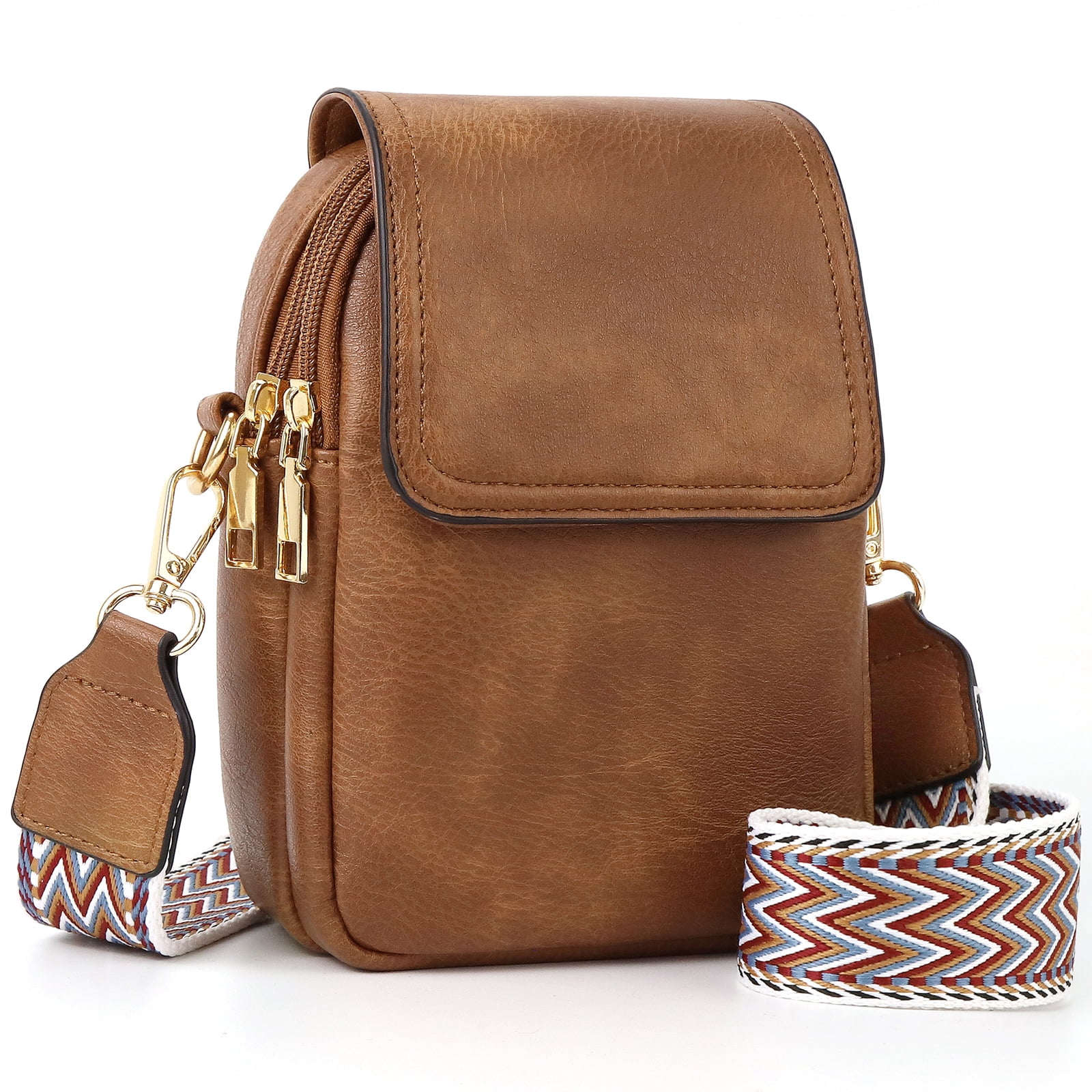 XUEYU Small Crossbody Bags for Women, Vegan Leather Phone Wallet Purses with Detachable ...