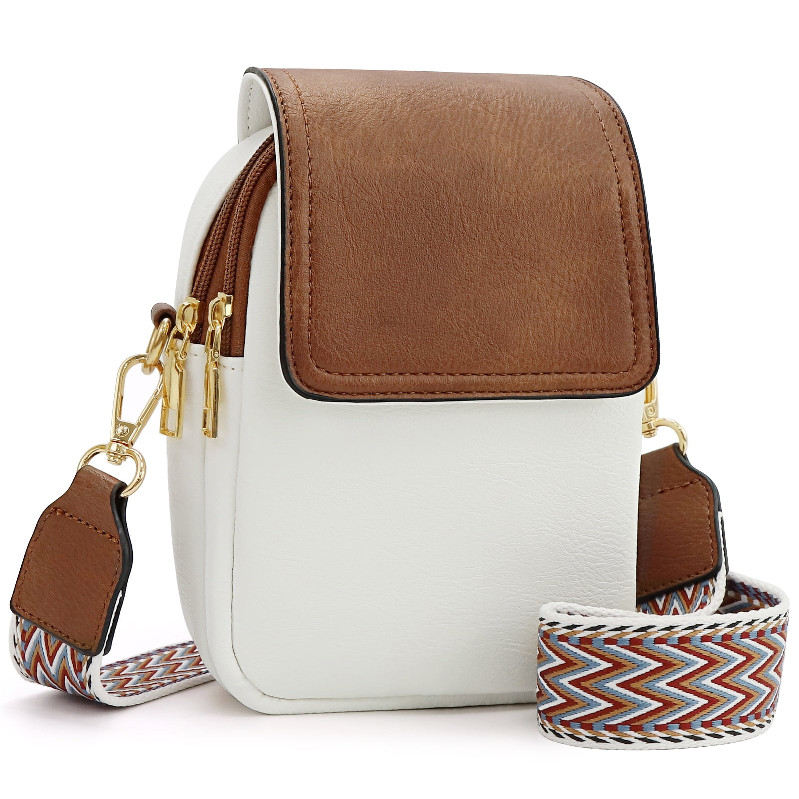 XUEYU Small Crossbody Bags for Women, Vegan Leather Phone Wallet Purses with Detachable ...