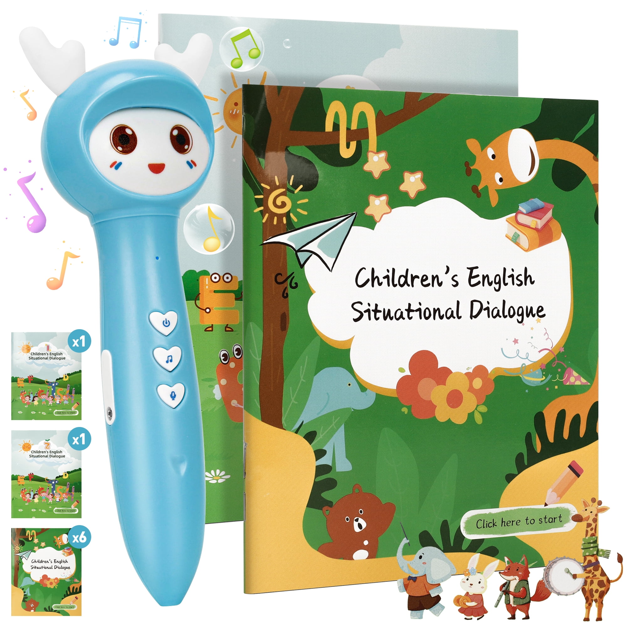 Xueyu Talking Pen Books Set Educational Learning Toy with Interactive ...
