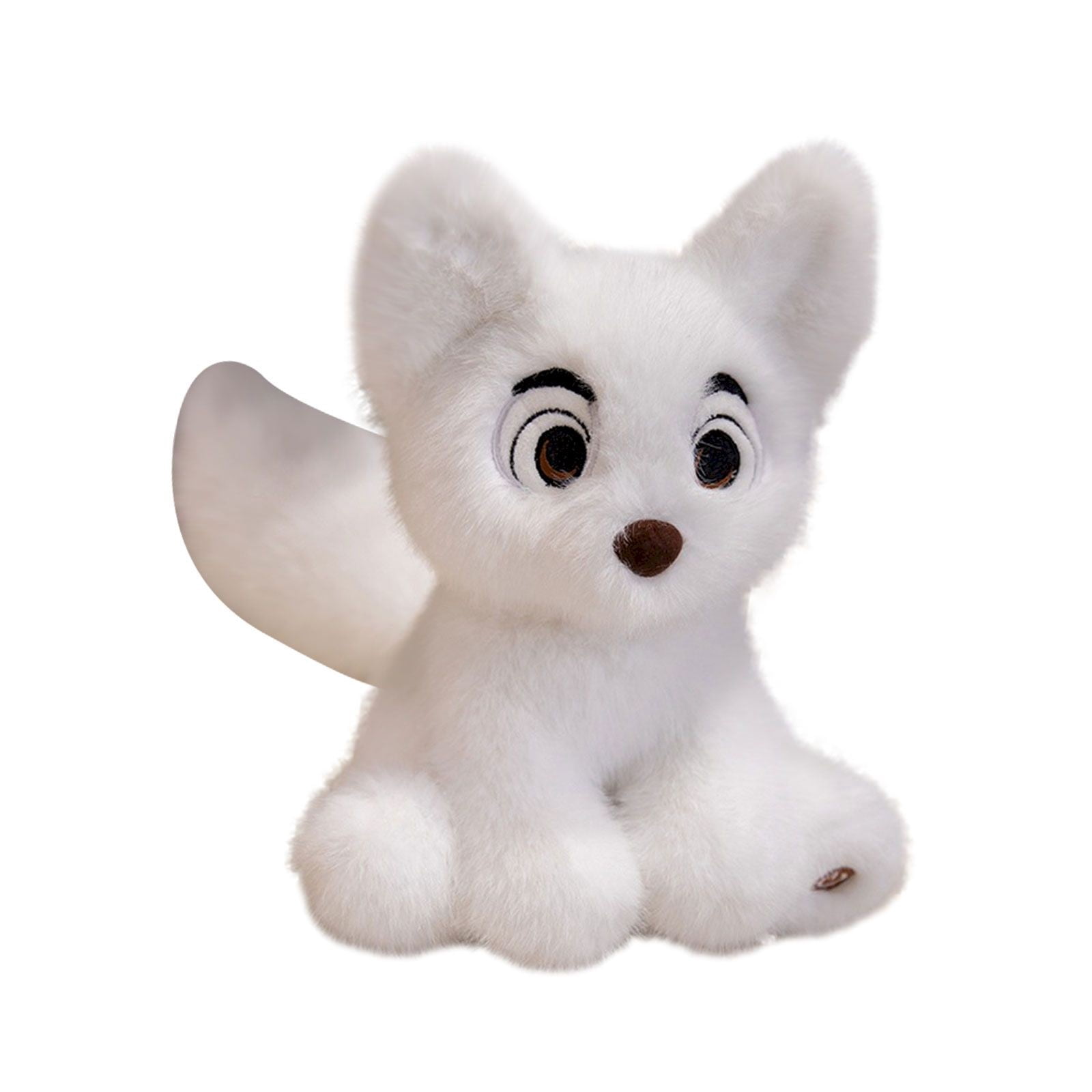XUFLVPSEF 10.2" Musical Light up Polar Stuffed Fox,LED Singing Soft ...