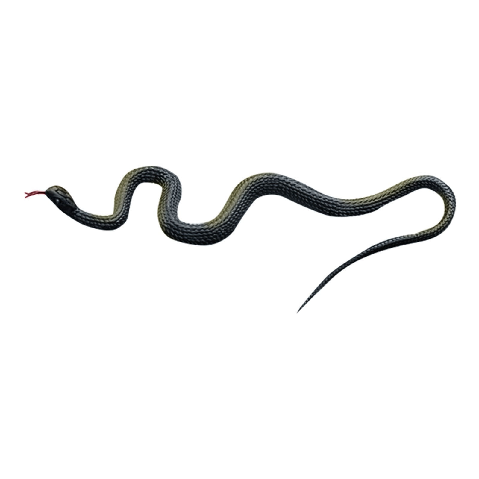 XUFLVPSEF 2 Pieces Large Rubber Snakes Realistic Fake Snake Toys for ...