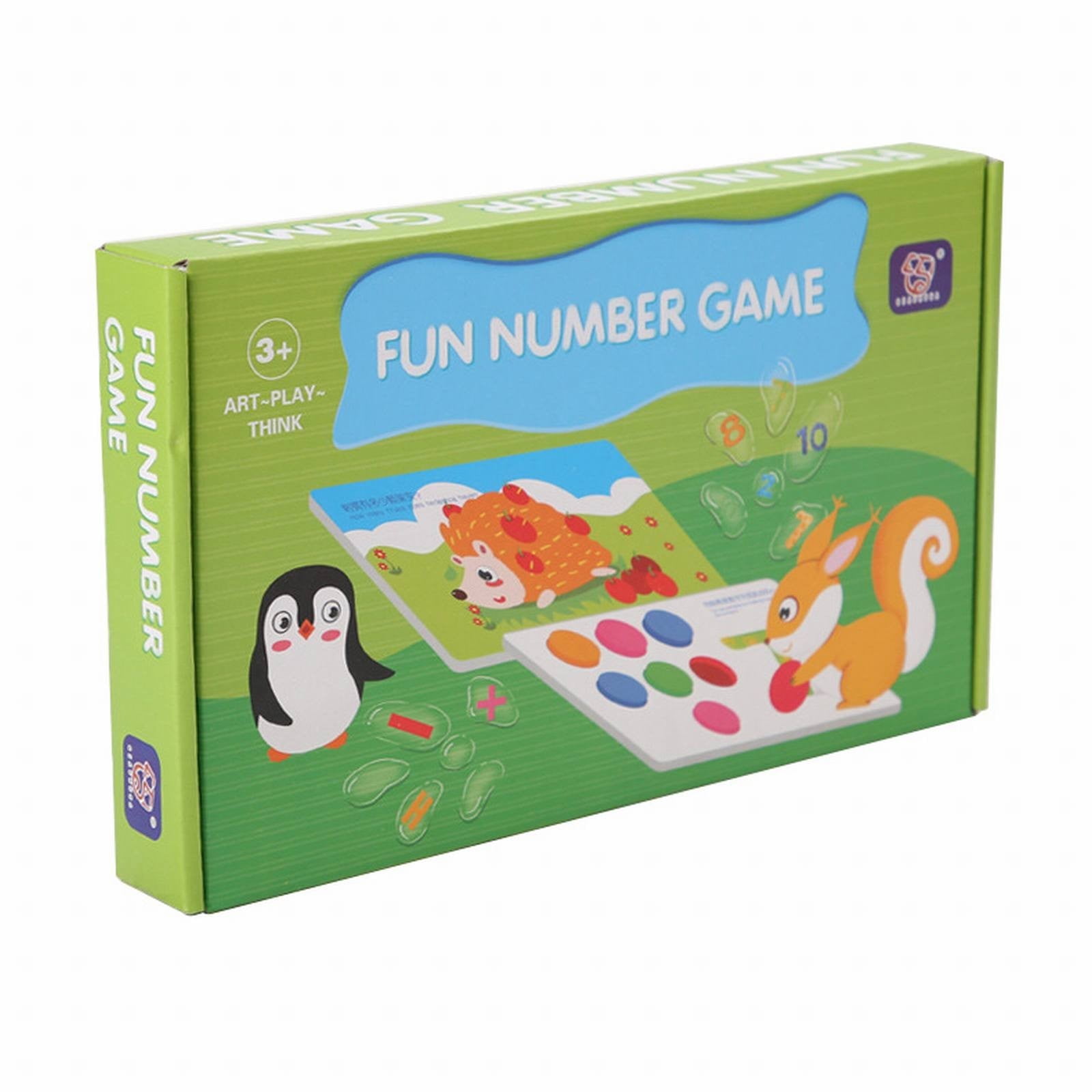 XUFLVPSEF Alphabet and Number, ABC and 123 Bingo Board Game for ...