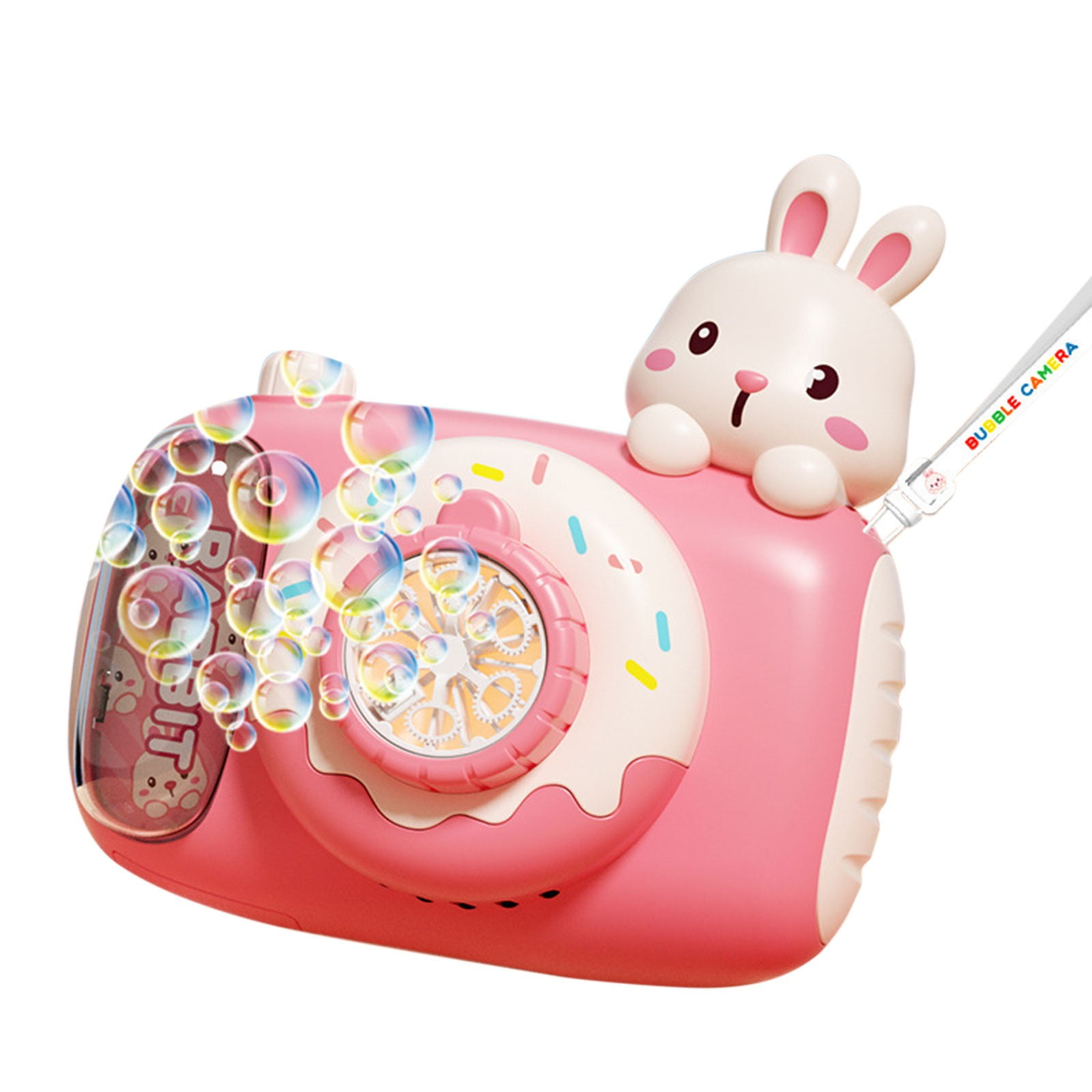 XUFLVPSEF Easter Bunny Bubble Machine for Toddlers, Kids Camera Bubble Machine, Automatic Bubble ...