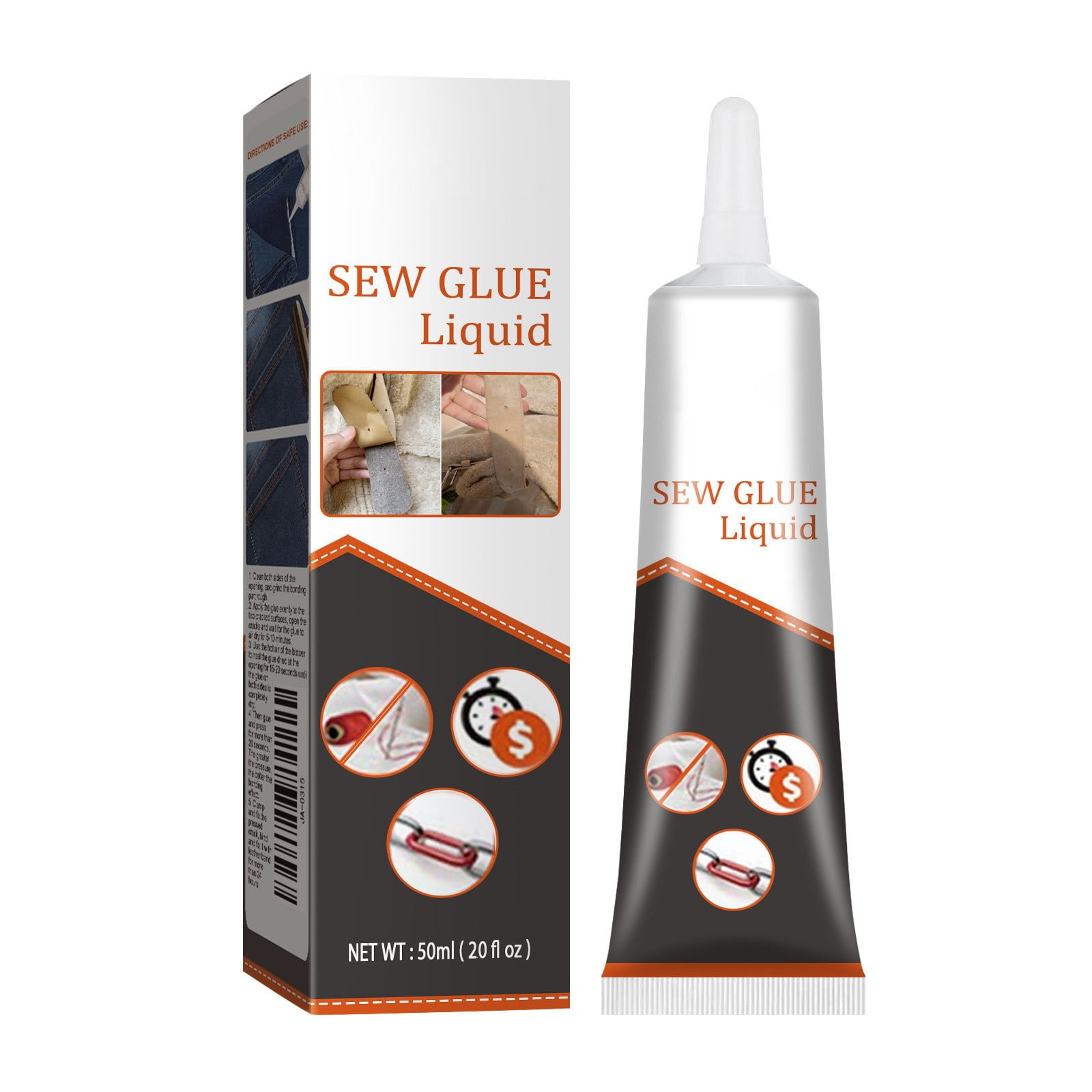 XUFLVPSEF Fabric Glue，Liquid Stitch Fabric Adhesive，Mighty mend it ...