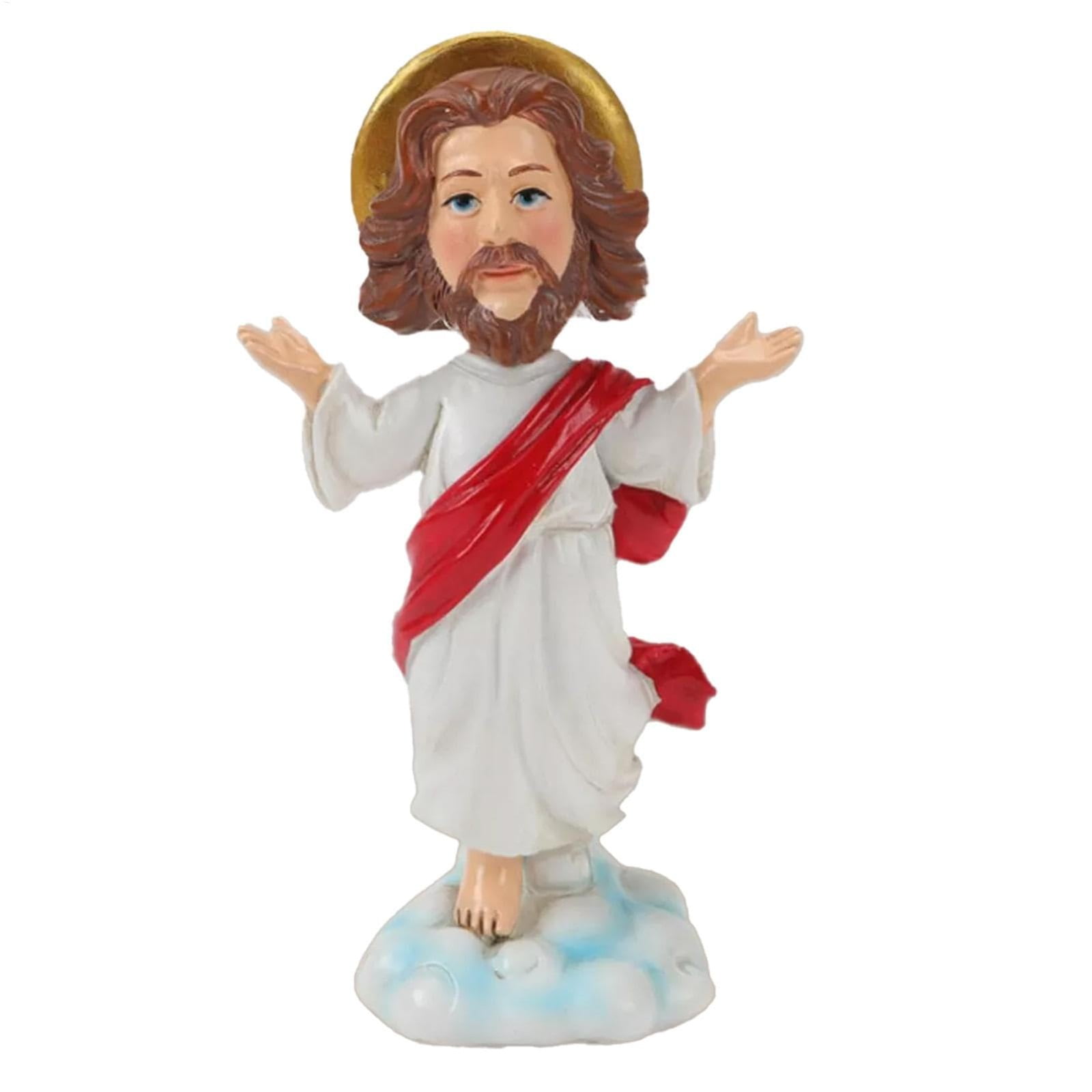 XUFLVPSEF Jesus Bobblehead Car Dashboard Decor Jesus Figure Religious ...