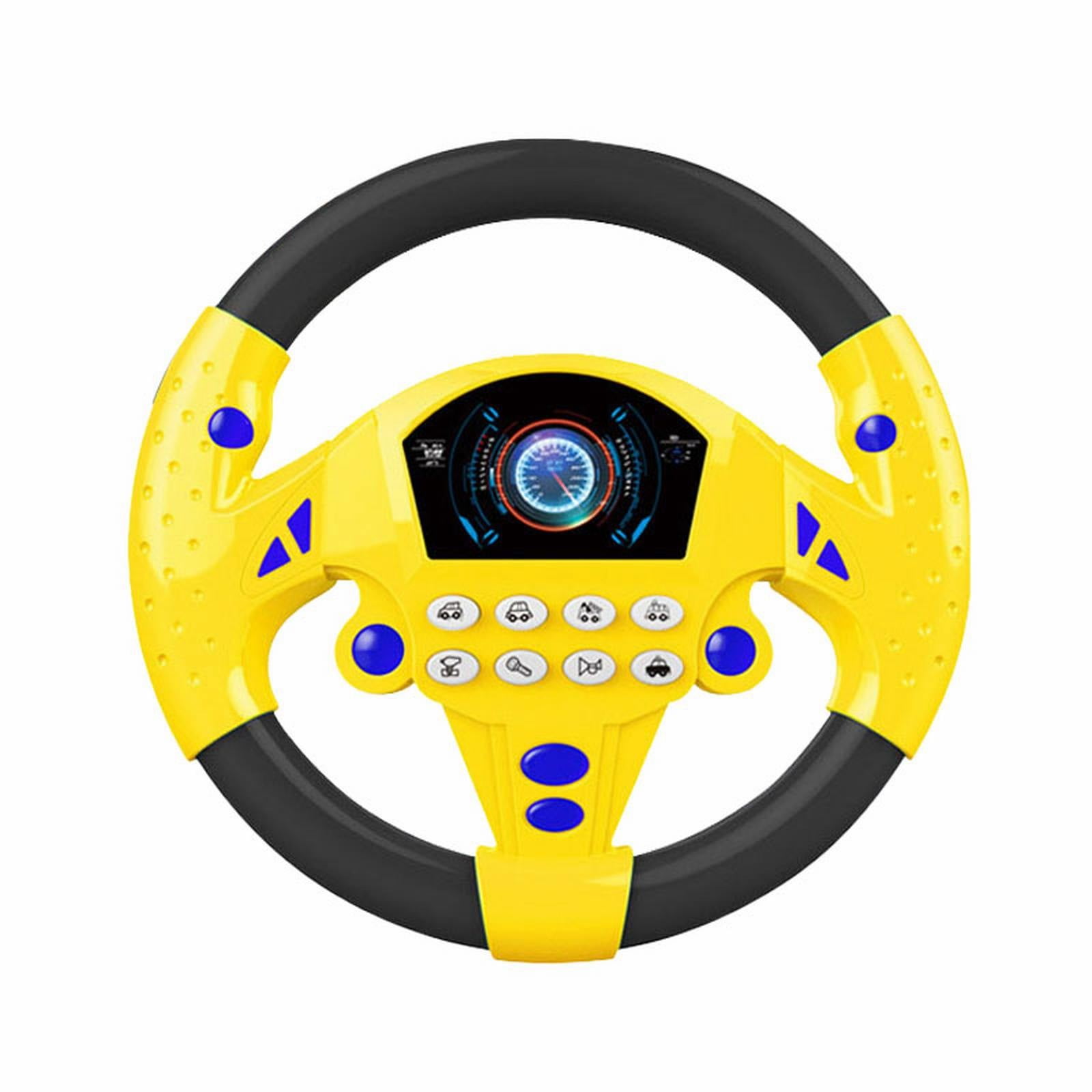 XUFLVPSEF Kids Car Steering Wheel Toy with Sound & Light - Portable ...
