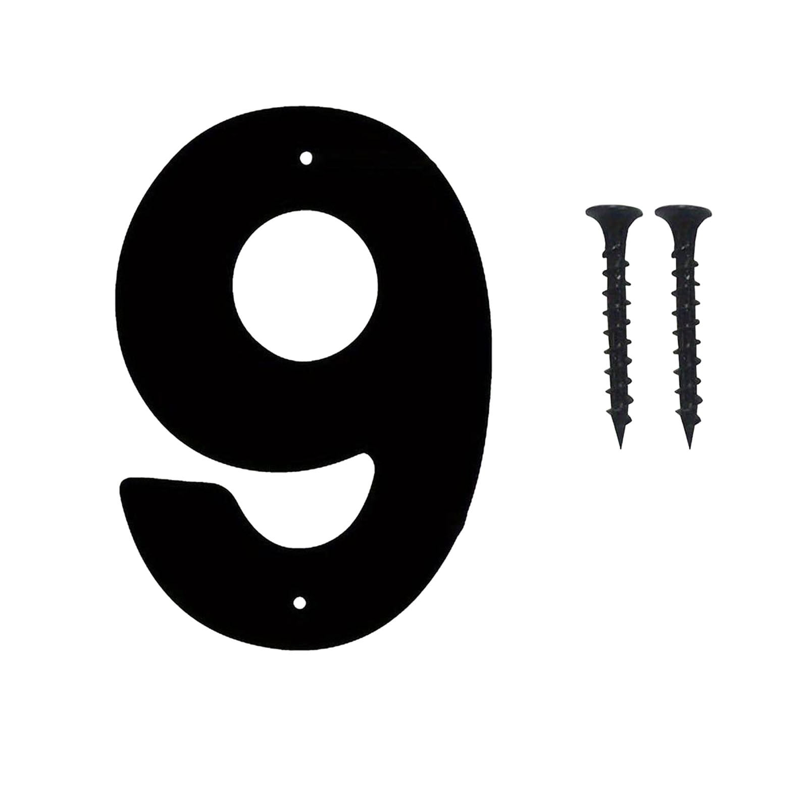XUFLVPSEF Modern Black Metal Address Numbers - 3 Inch Outdoor House ...