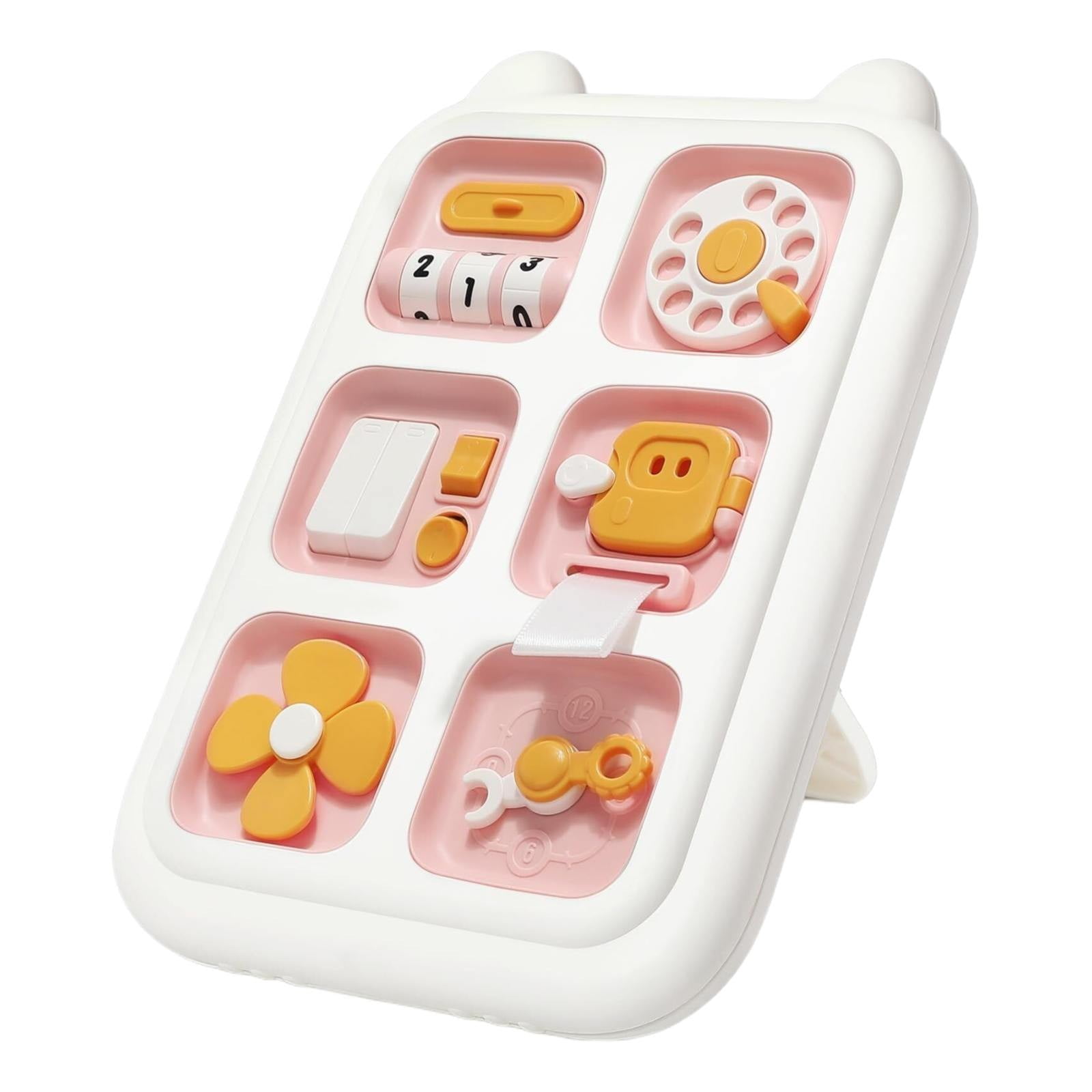 XUFLVPSEF Montessori Busy board Toy for 2-4 Year Old, Toddler Busy Toys ...