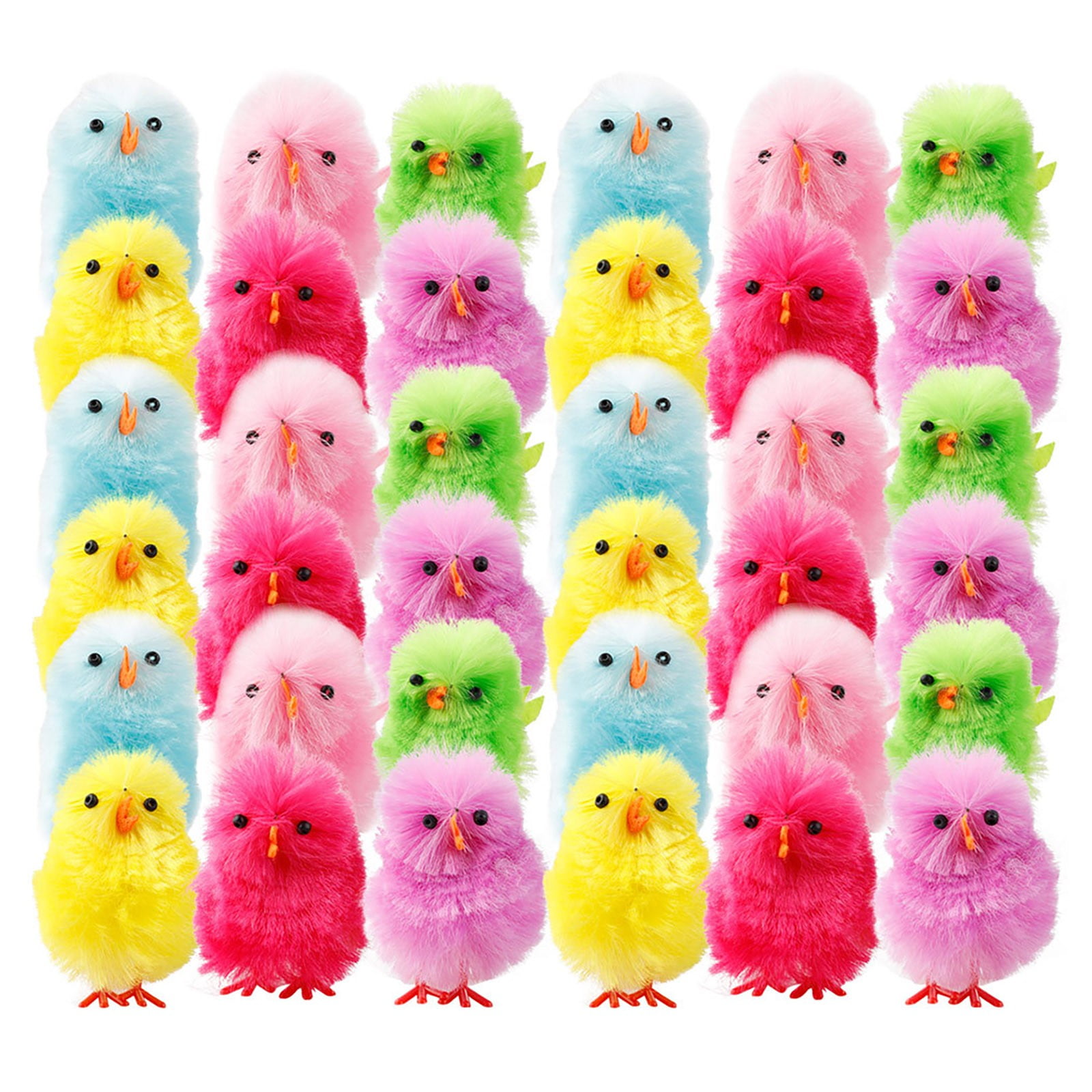 XUFLVPSEF Small Cute Chenille Easter Chicks-Pack of 36 Party Favors ...
