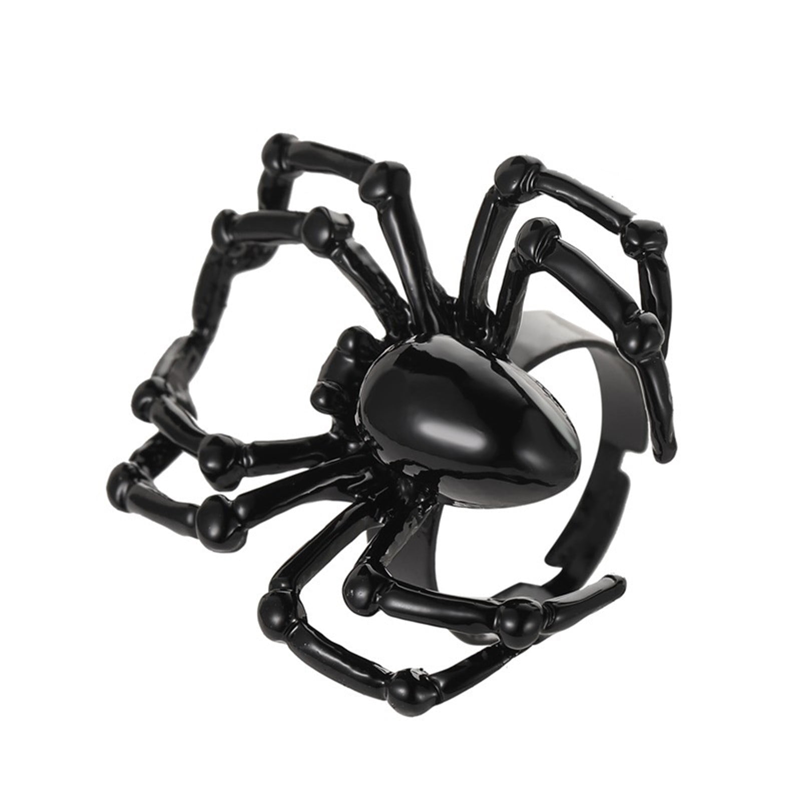 XUFLVPSEF Spider Rings Halloween Party Favors Decorations Black Spider ...