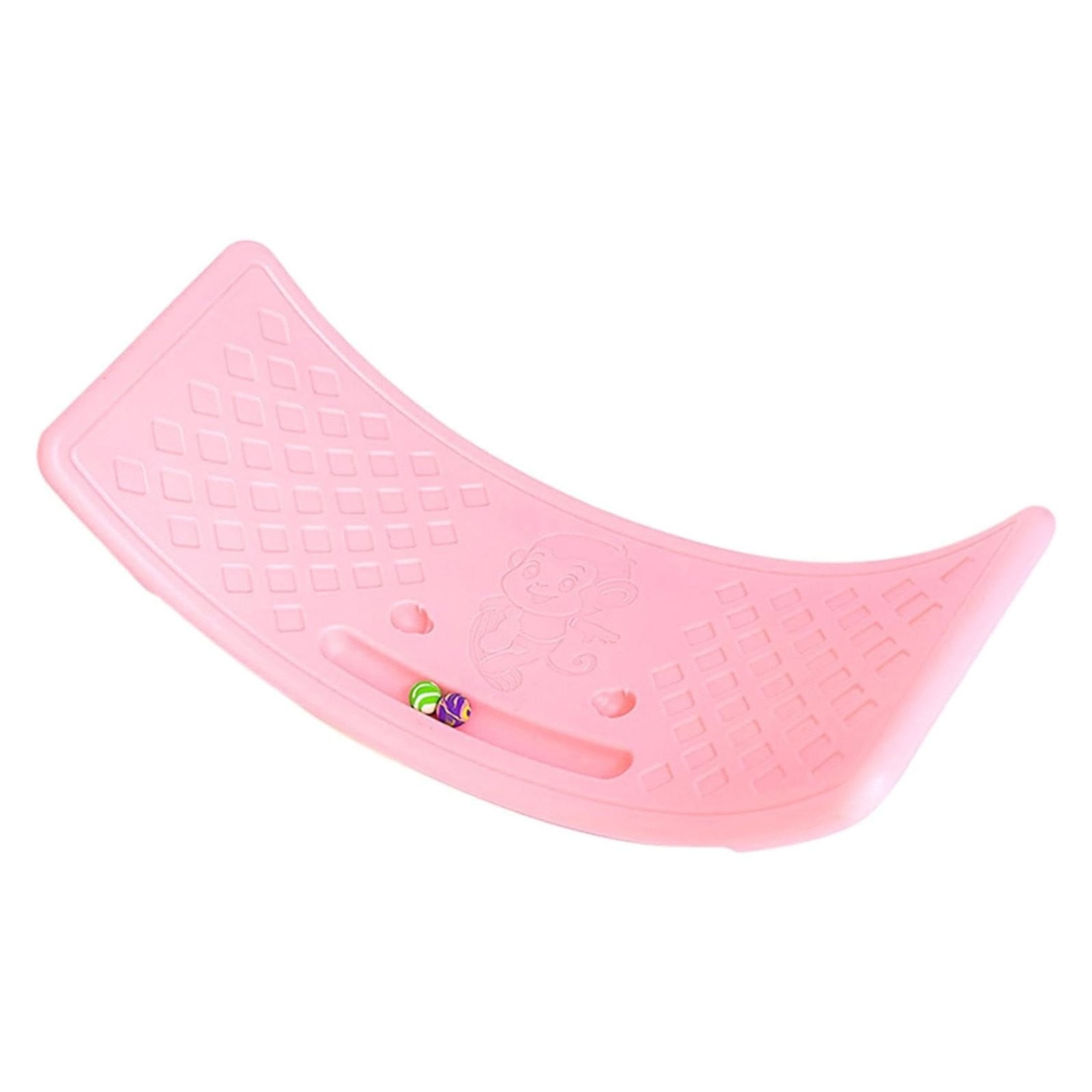 XUFLVPSEF Teeter Totter Toys Kids Curved Wobble Plastic Balance Board ...
