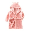 YDOJG Toddler Boys Girls Pajamas Kids Baby Print Bathrobes Hooded Warm ...