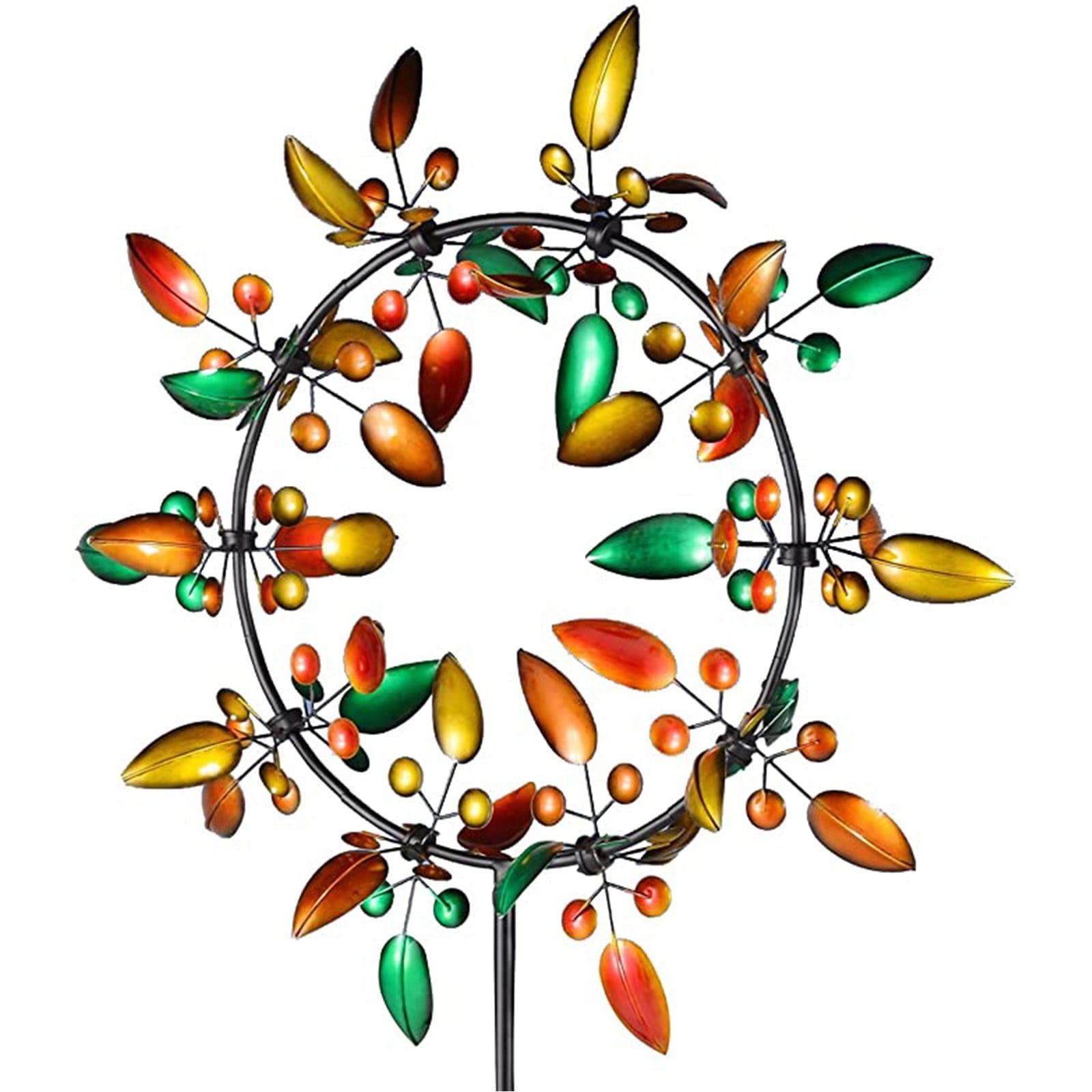 XUFLVPSEF Unique and Magical Metal Windmill 3D Wind-kinetic Sculpture ...