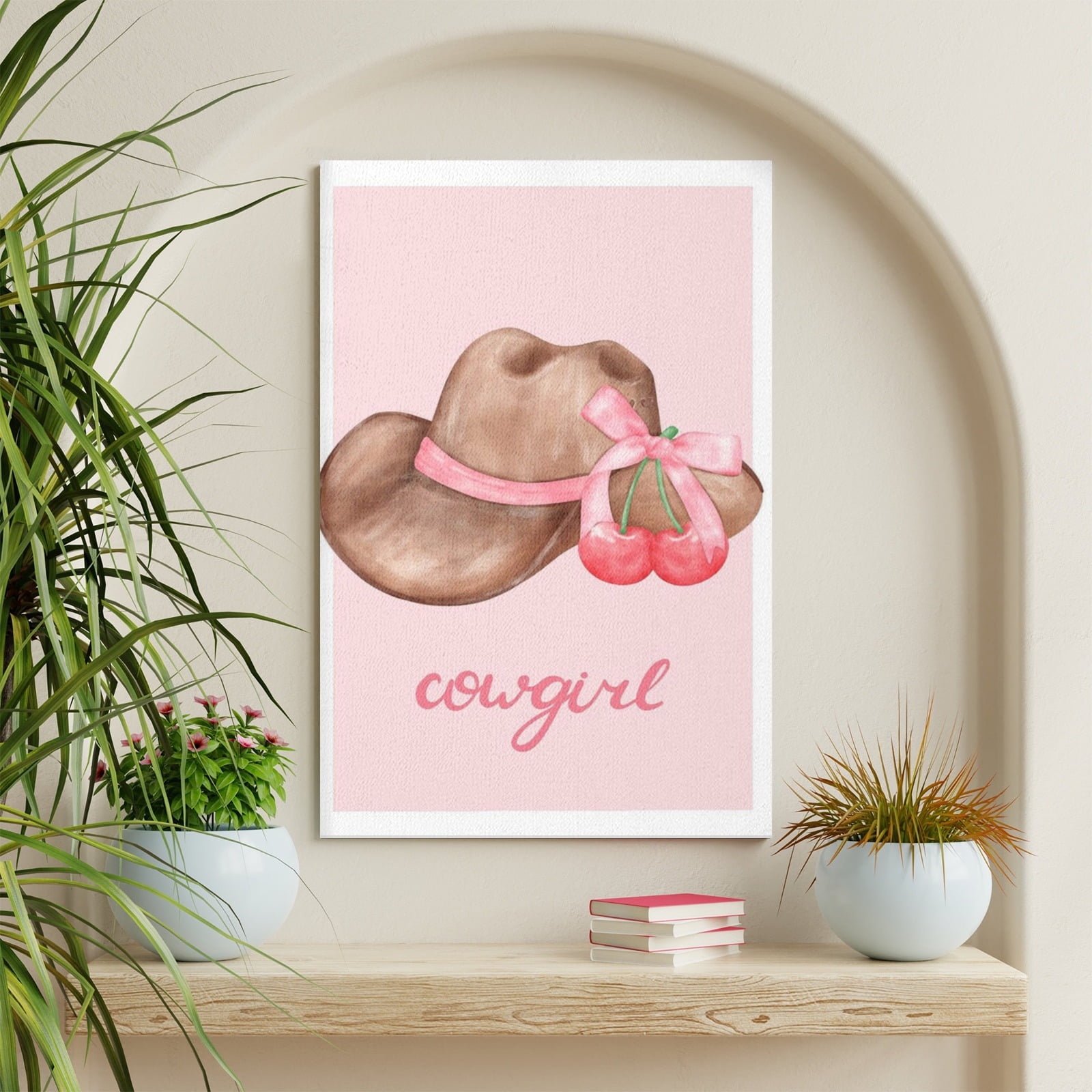 XUFX Retro Pink Posters Preppy Coquette Theme Art Western Cowboy Wild ...