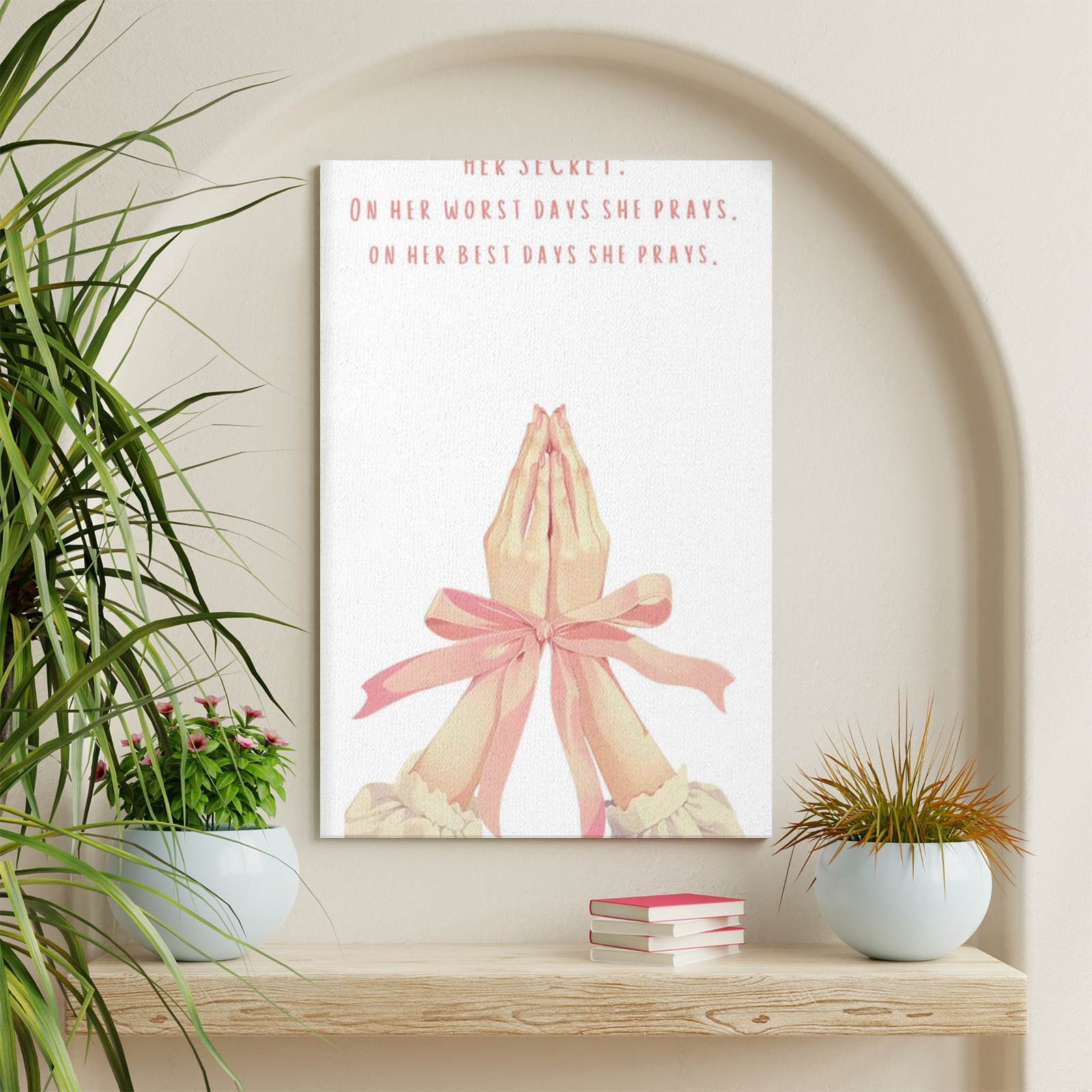 XUFX Her Secret:On Her Worst Days She Prays Posters Inspirational ...