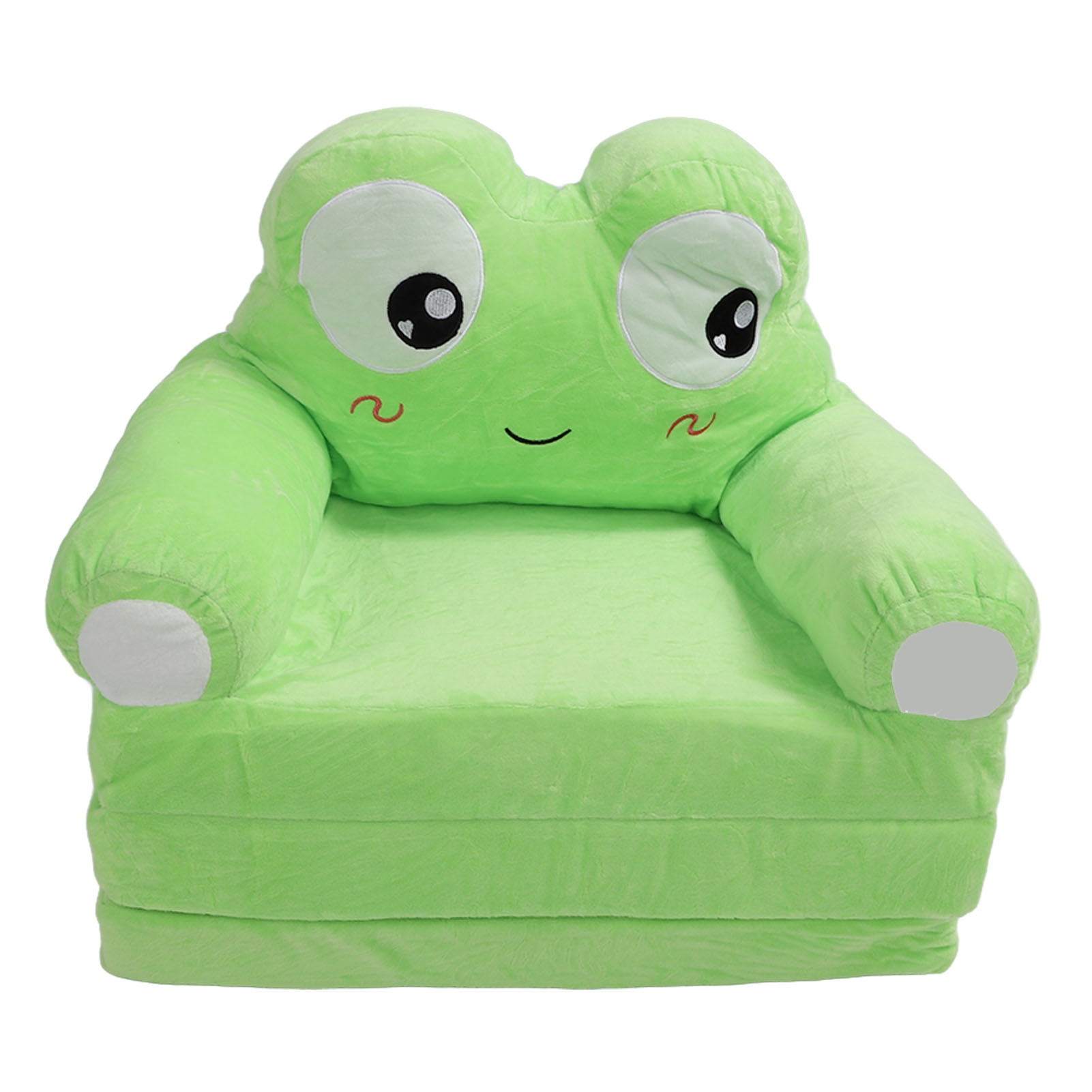 XUHOG Foldable Kids Sofa Cute Cartoon Design Short Plush Soft ...