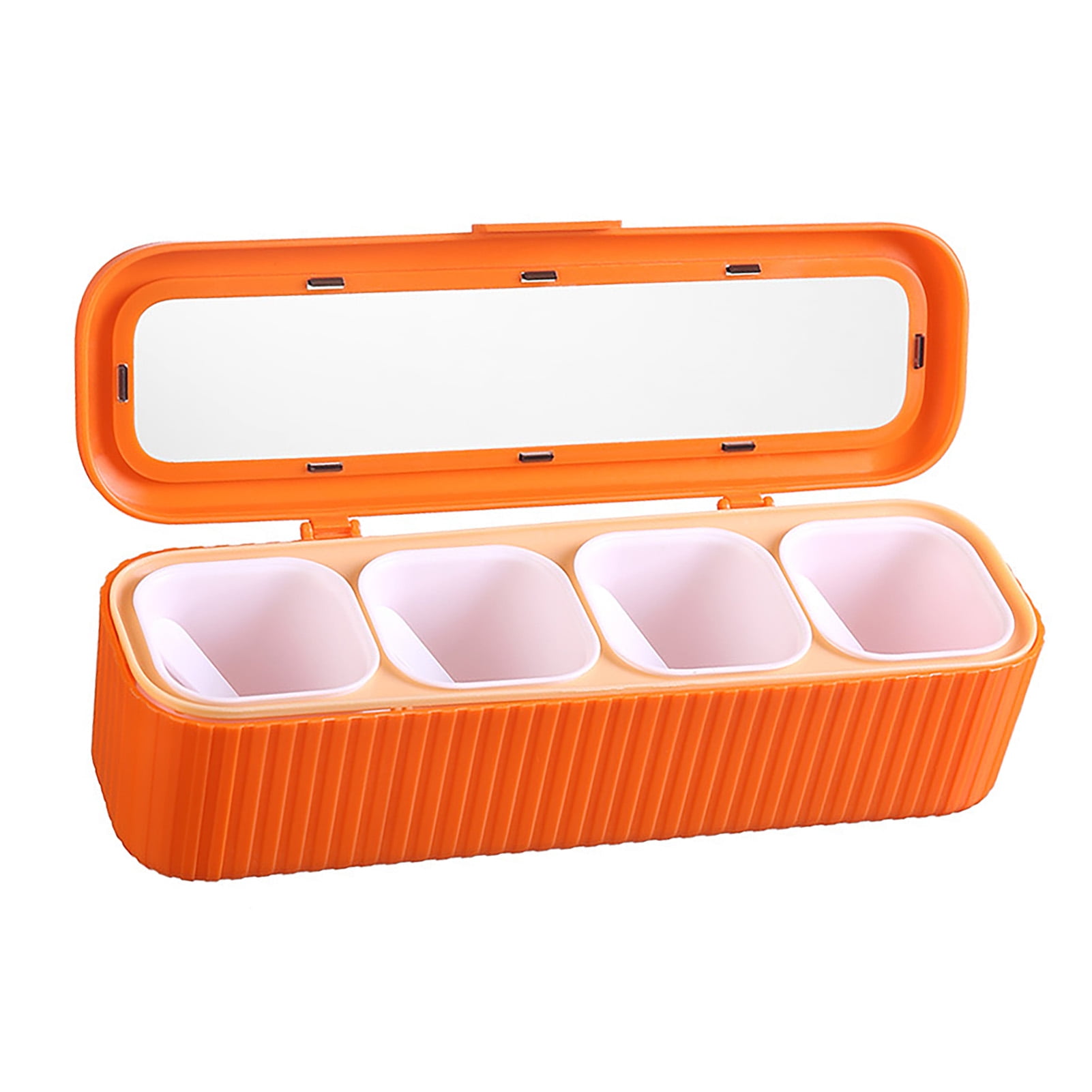 XUHOG Kitchen Seasoning Jar Set Plastic Condiment Storage Box ...