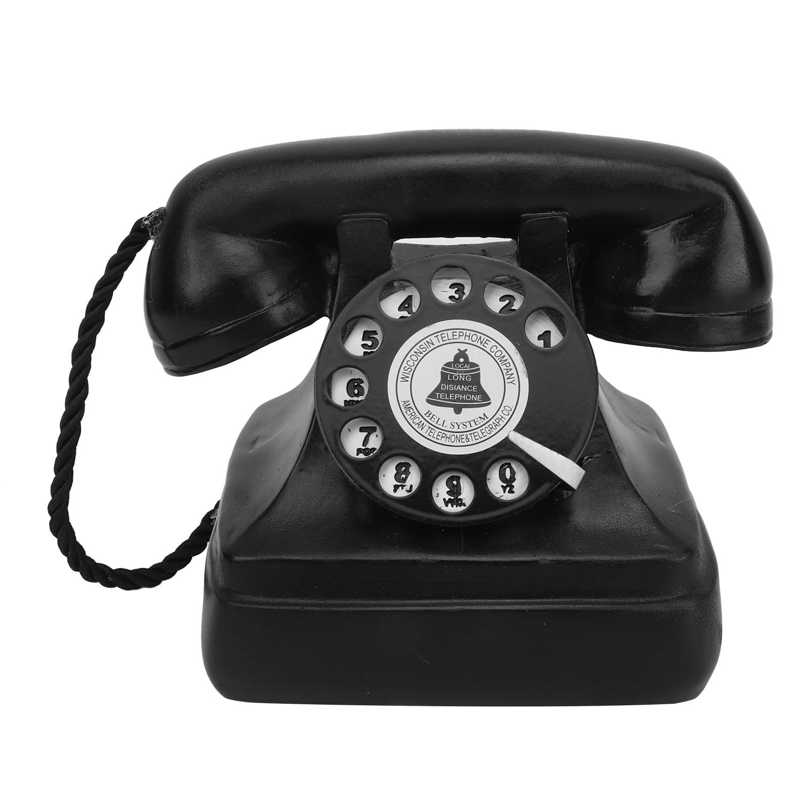 XUHOG Retro Telephone Model Resin Button Delicate Vintage Landline ...