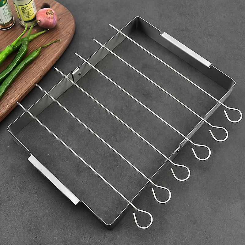 XUHOG Stainless Steel Folding BBQ Grill Grilled Chicken Legs Outdoor ...