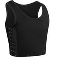 XUJI Women's Chest Binder Bra, Trans Compression Corset Vest ...