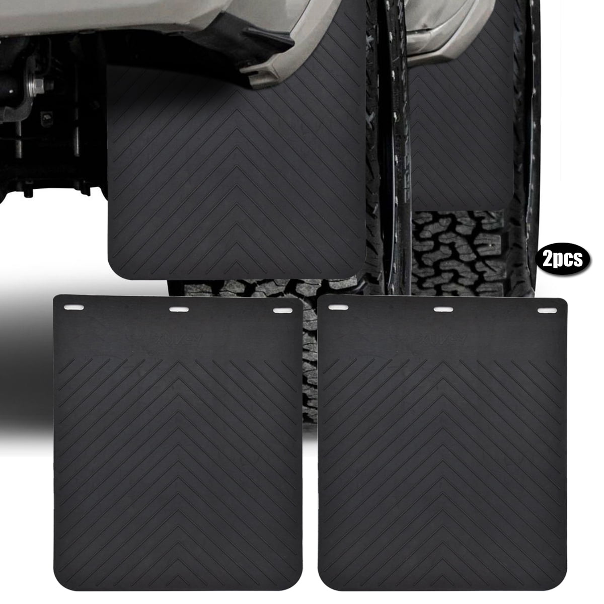XUKEY Heavy Duty Rubber Mud Flaps 12"x 15" for Dodge Ram Trucks 1500 ...