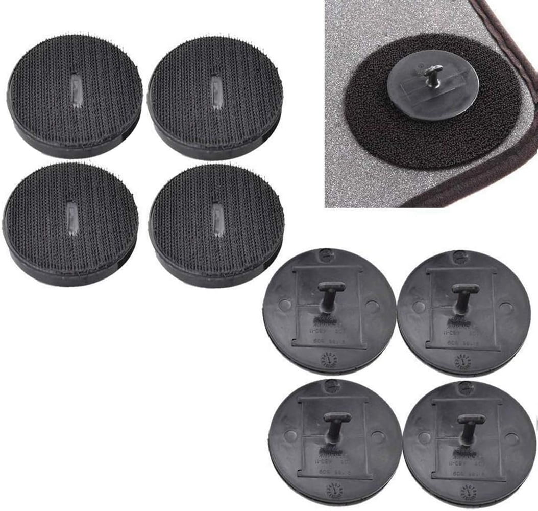 XUKEY 4Pcs/set Floor Mat Clip T Shape Floor Twist Lock Anti-Slip Fixing Retainers For BMW & Mini ...