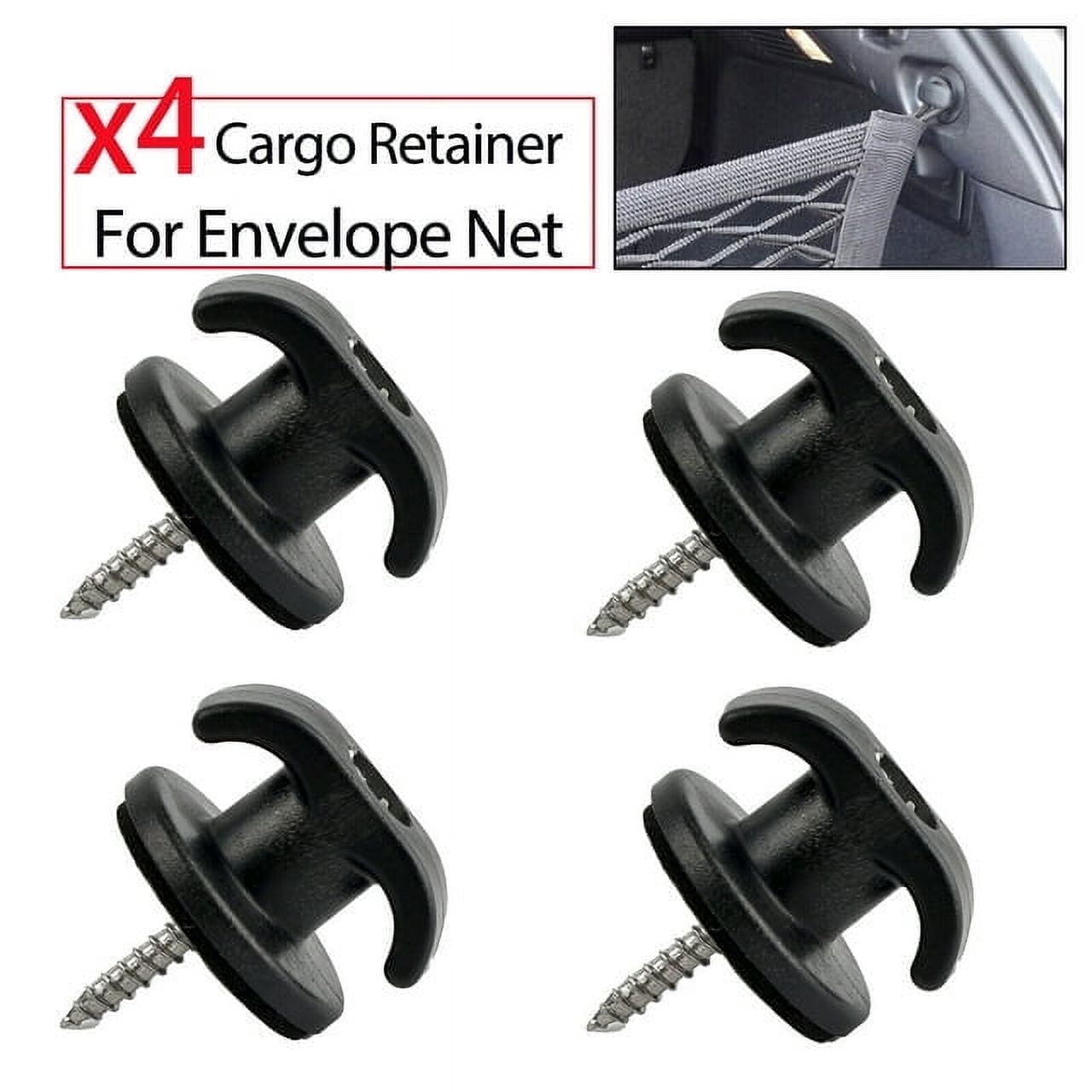 XUKEY 4Pcs/set Rear Trunk Boot Cargo Net Clips Ring Screws Envelope Net Tie Down Hook - Walmart.com