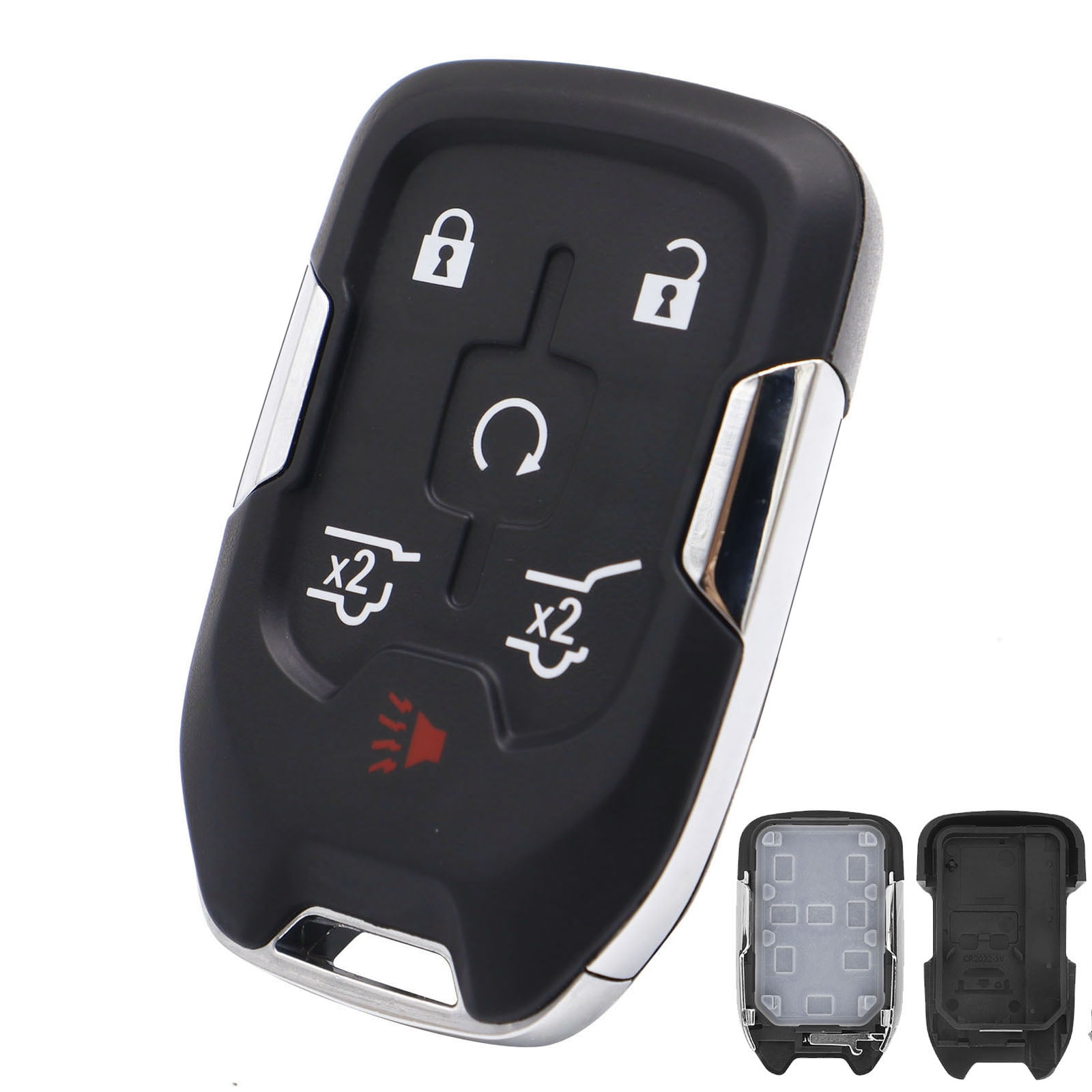XUKEY 6 Button Remote Key Fob Case Shell for Chevrolet Suburban Tahoe GMC Yukon HYQ1AA - Walmart.com