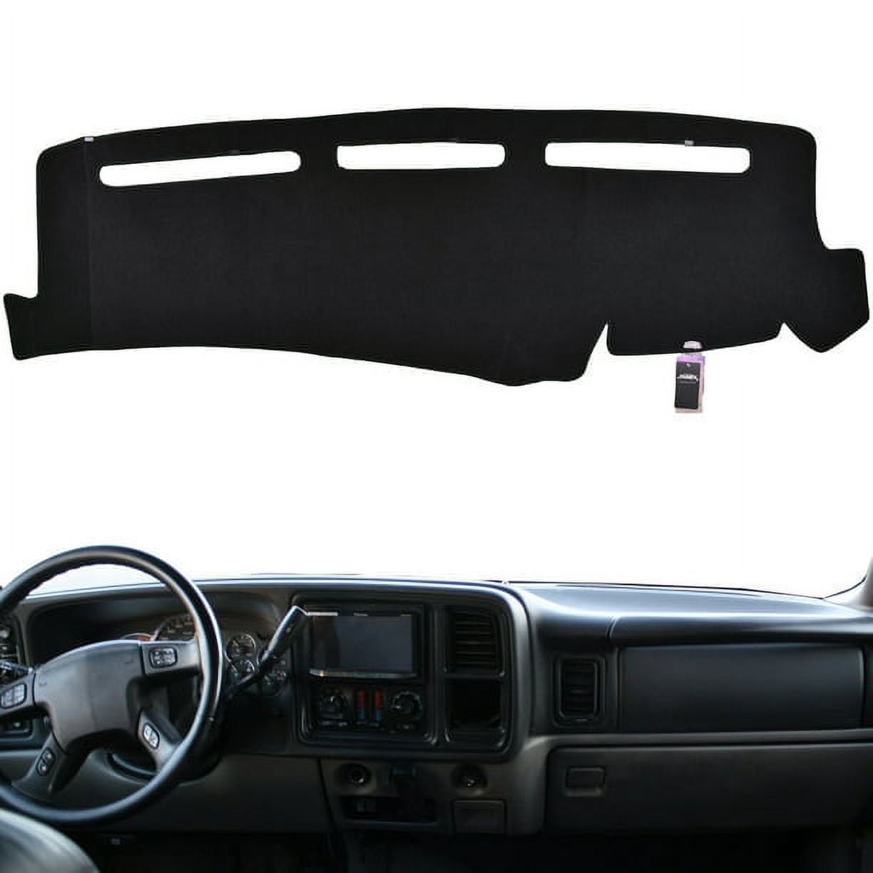 XUKEY Dashboard Mat for Chevy Silverado 1500 2500 3500, Tahoe, Suburban ...
