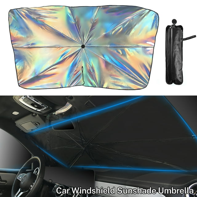 XUKEY Foldable Car Front Windshield Sun Shade Umbrella Window Sunshade Visor Cover - Walmart.com