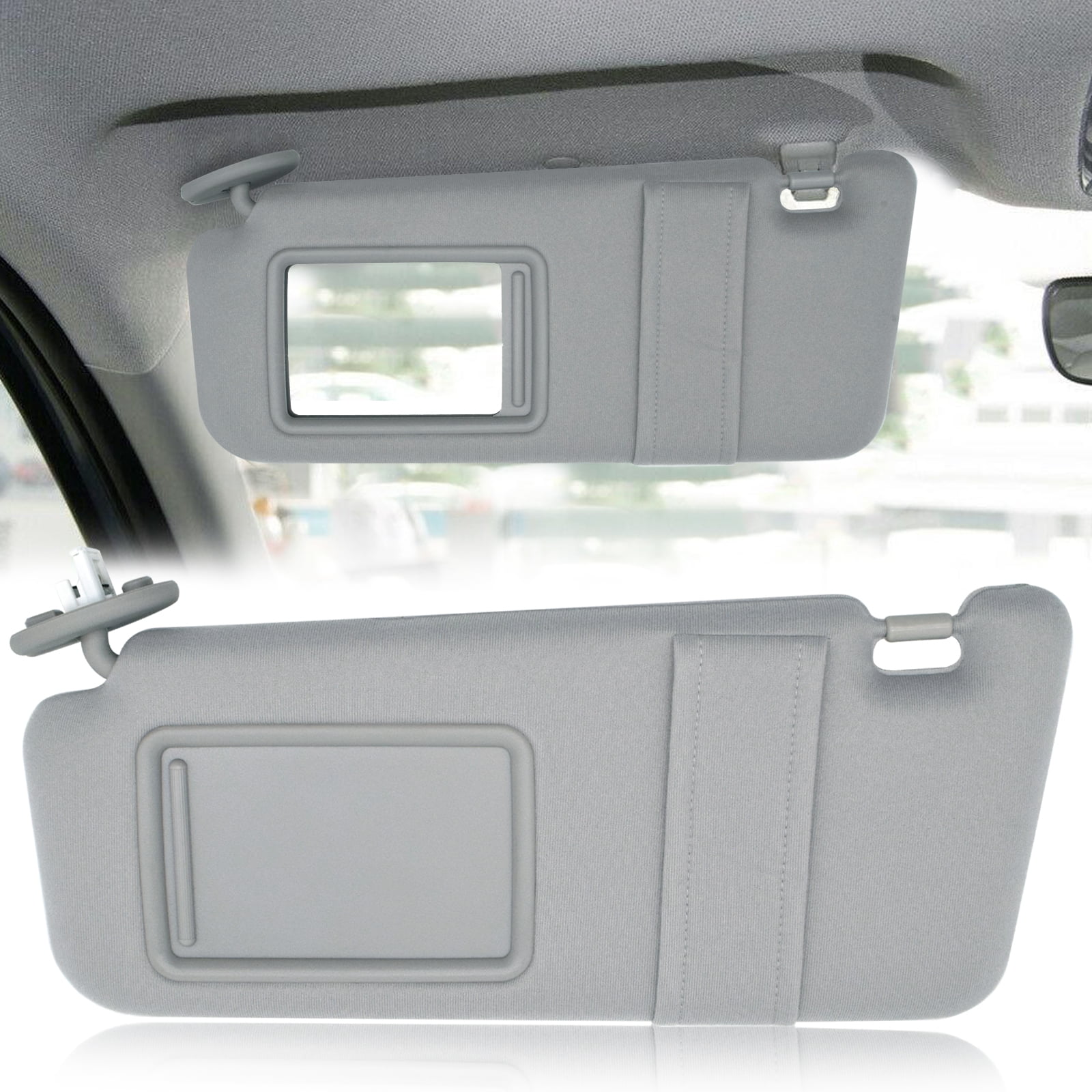 XUKEY Left Diver Side Sun Visor for Toyota Venza 2009 -2016 With ...