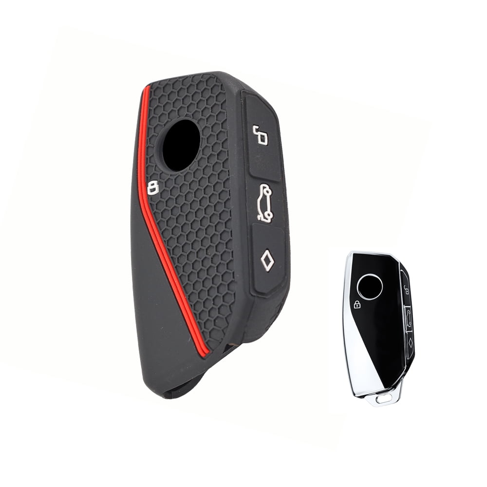 XUKEY Silicone Key Chain Ring Fob Cover Case Shell for Bmw Ix I7 Xm X7 X5 2024 2023 - Walmart.com