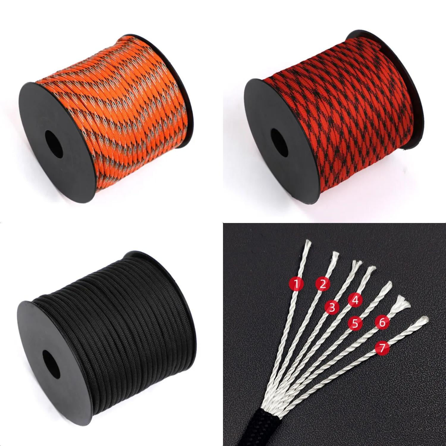 XULHAN 550 Military Tactical 7 Strand 4mm Paracord for Camping ...