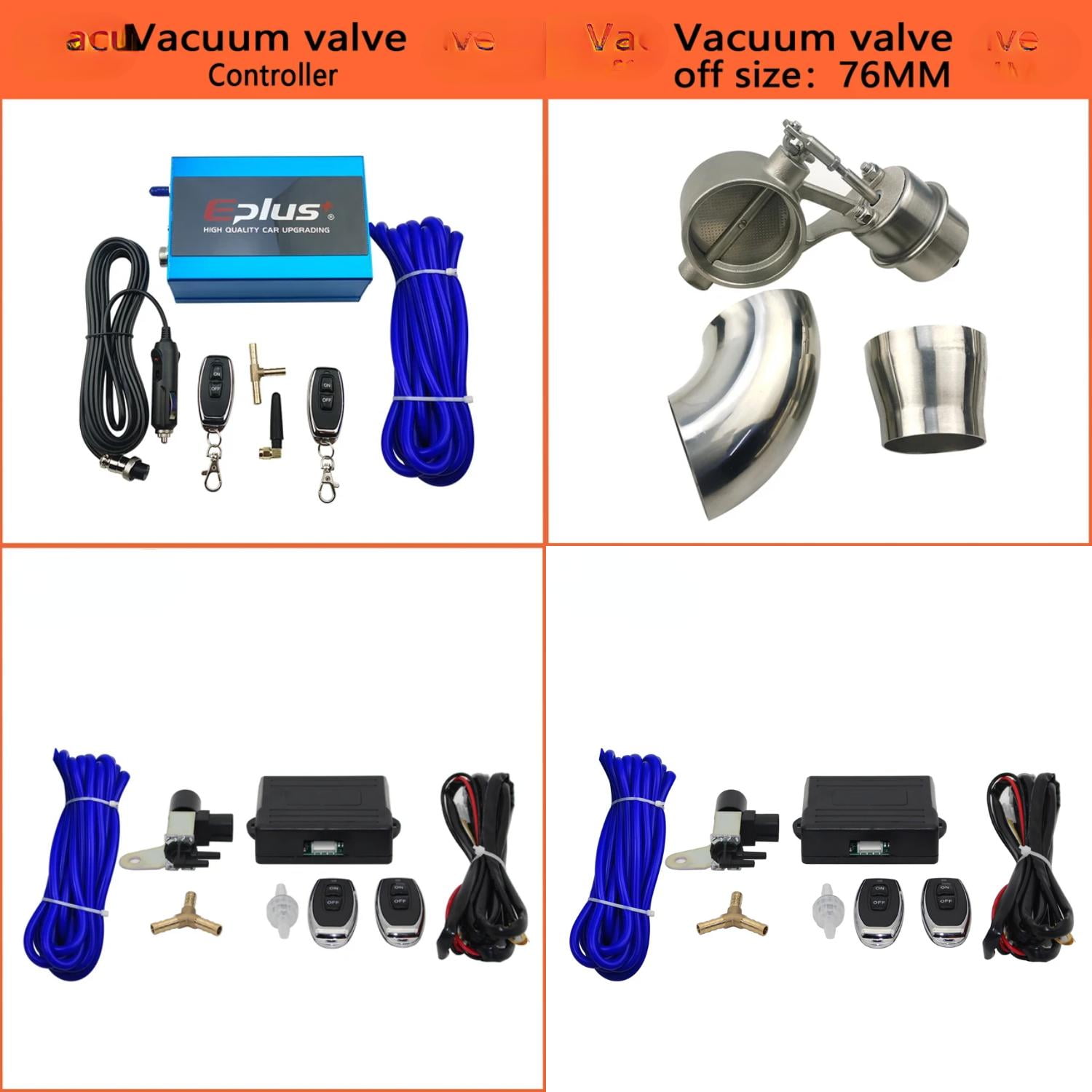 XULHAN EPLUS Enhanced Remote Controlled Car Exhaust Pipe System with ...