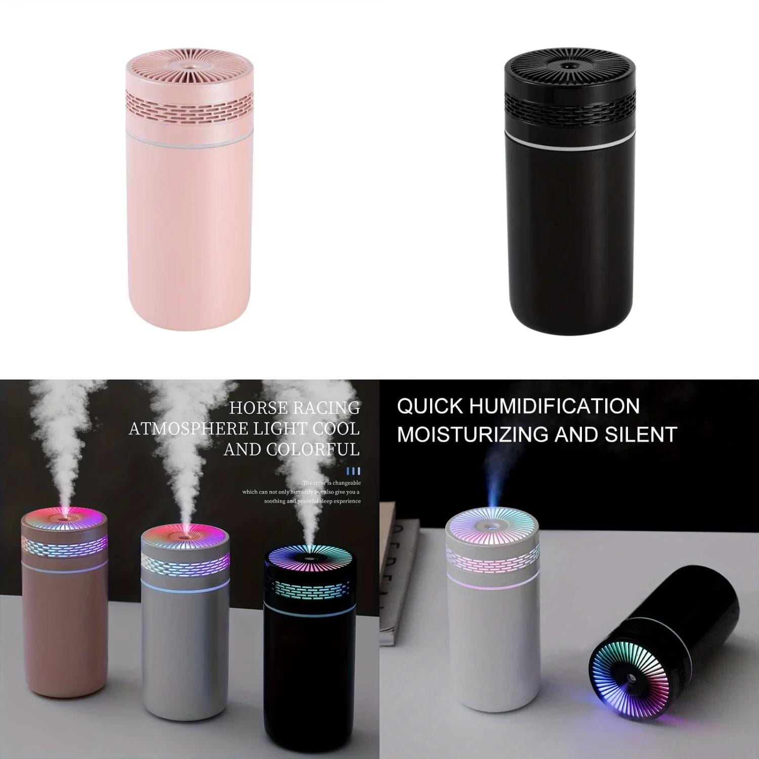 XULHAN Efficient and Compact Ultra-Portable Mini Double Wet Spray Mist ...