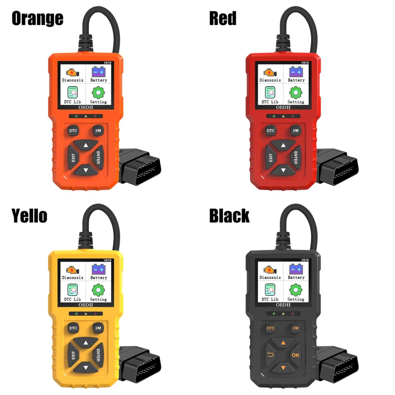 XULHAN Efficient and Portable V619 Car OBD2 Diagnostic Tools - Test ...