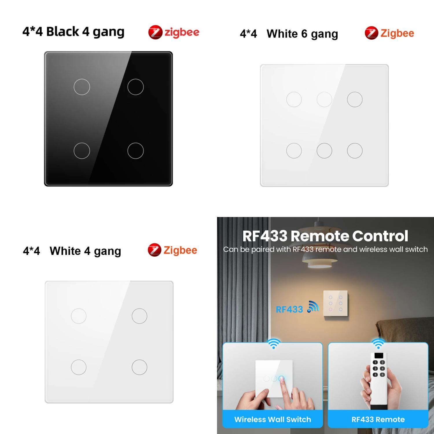 XULHAN Enhance Your Home Decor with Stylish Brazilian Smart WiFi/Zigbee ...