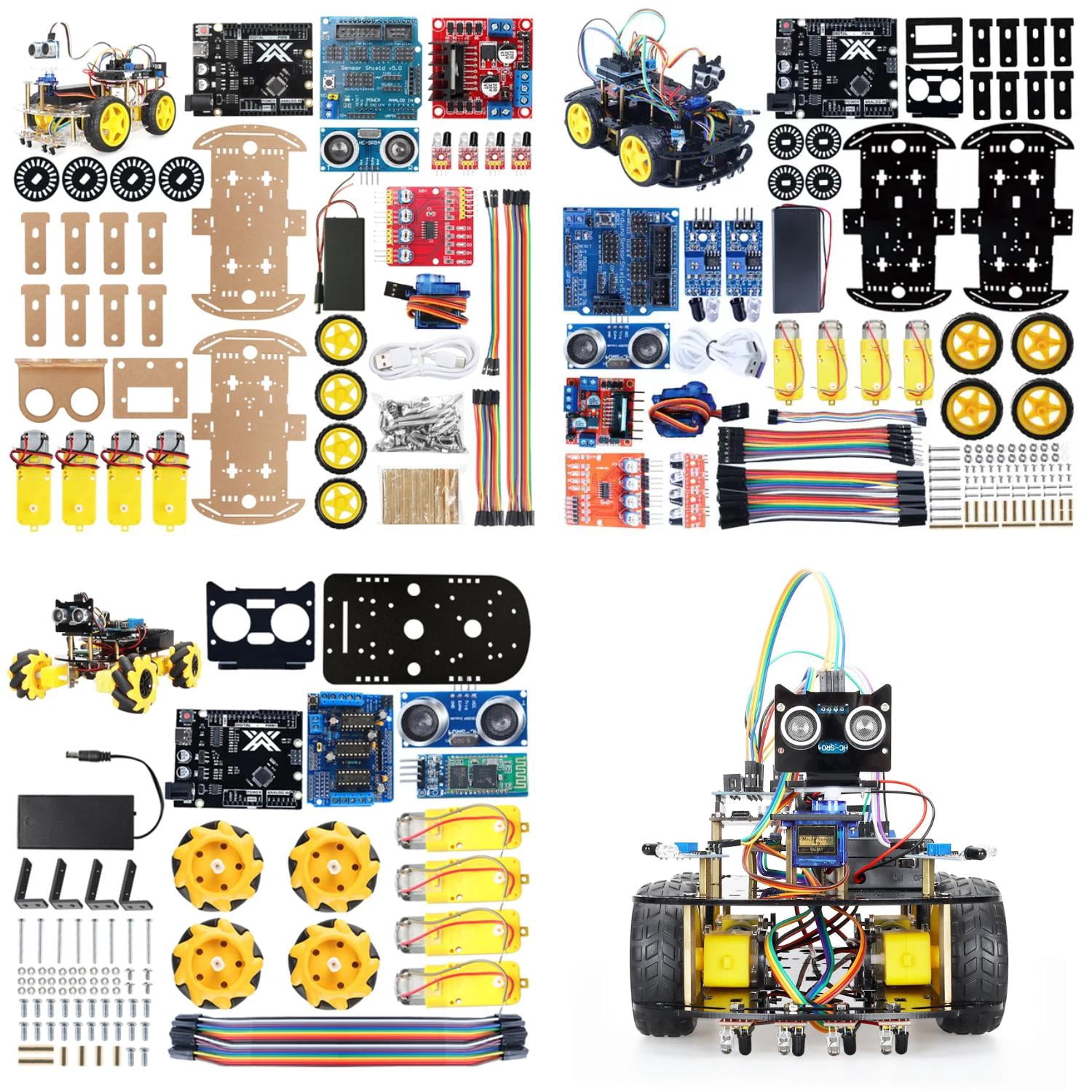 XULHAN Intelligent Programmable Smart Robot Coding Kit for Big Public ...