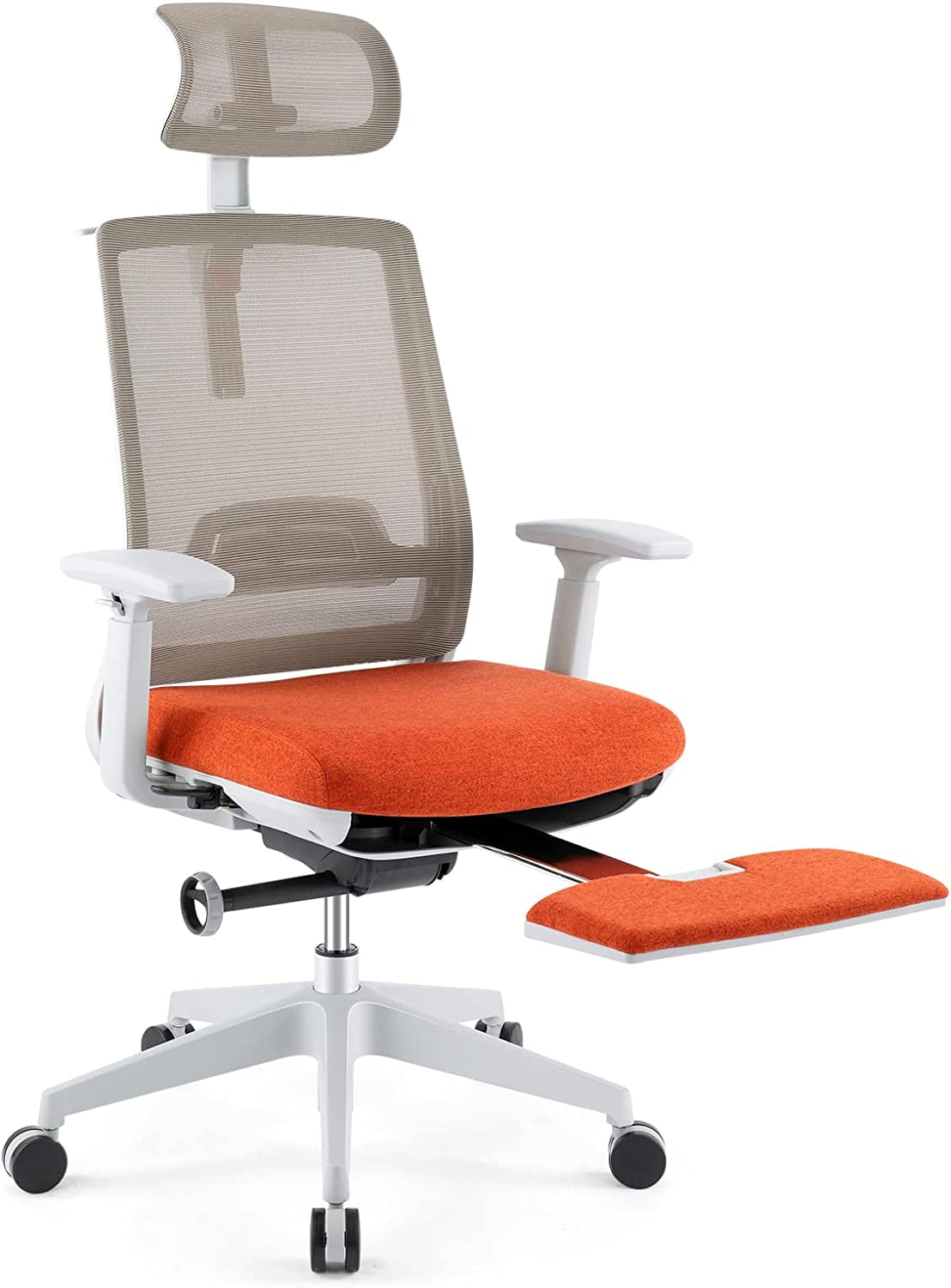 XULIU Ergonomic Reclining Chair High Back with Retractable Footrest ...