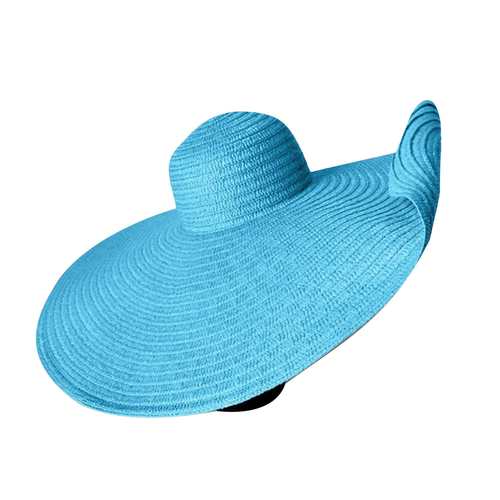 XUNKUSGA Sun Hats for Women Oversized Straw Hat Handmade Large Wide ...
