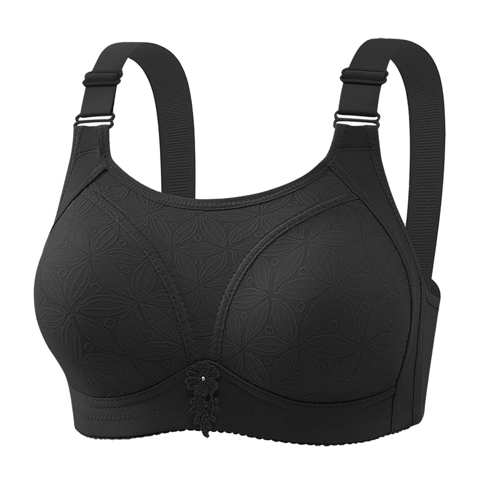 XUNKUSGA Womens Underwear Full Coverage Sculpting Uplift Bra Adjustable ...