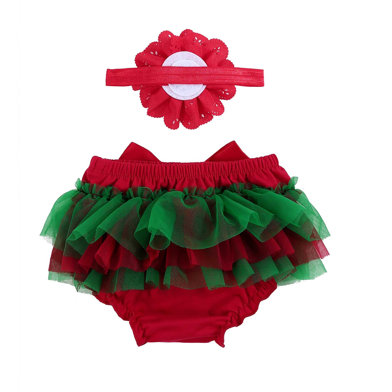 XUNZOO Baby Girls Cotton Ruffled Bloomer Diaper Cover Birthday Party ...