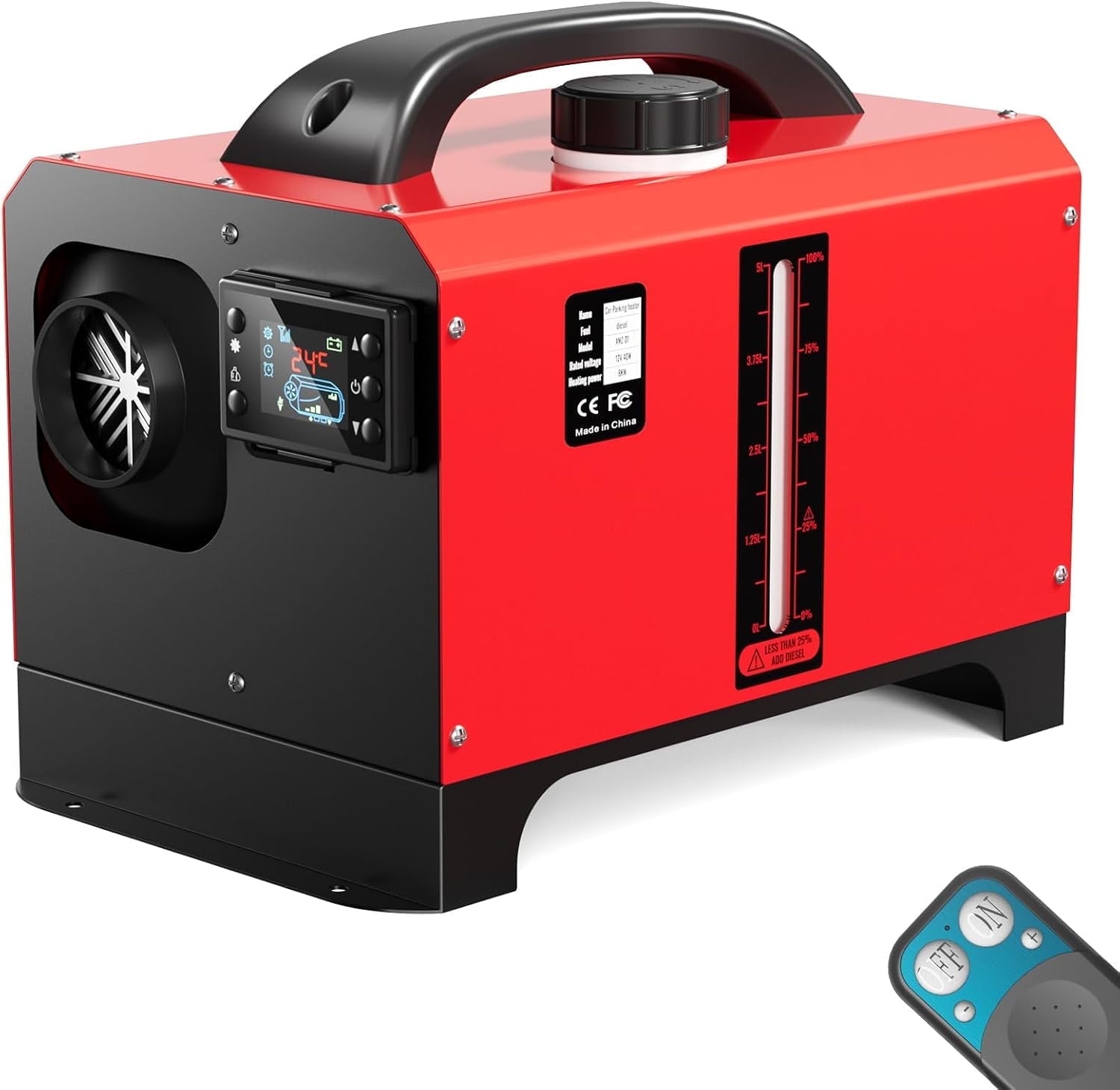 XUTUMM 8KW 12V Diesel Heater with Remote Control, All-in-One Portable ...