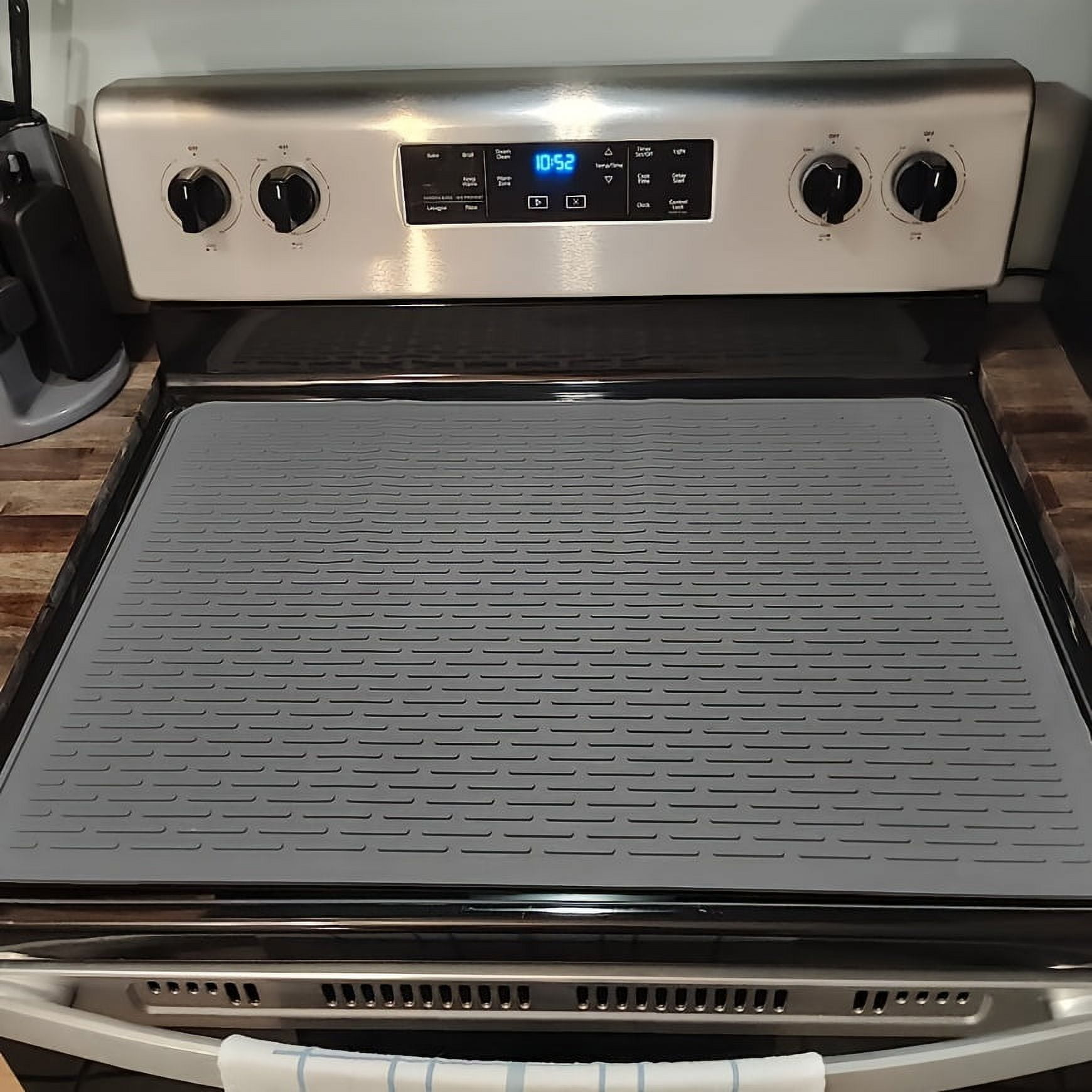 XUUE Glass Stove Top Cover Silicone - 30 x 21 Black Ceramic Stove top ...