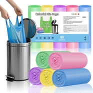 XUXRUS 72 Count Small Trash Bags 1.2 Gallon Mini Garbage Bags for ...