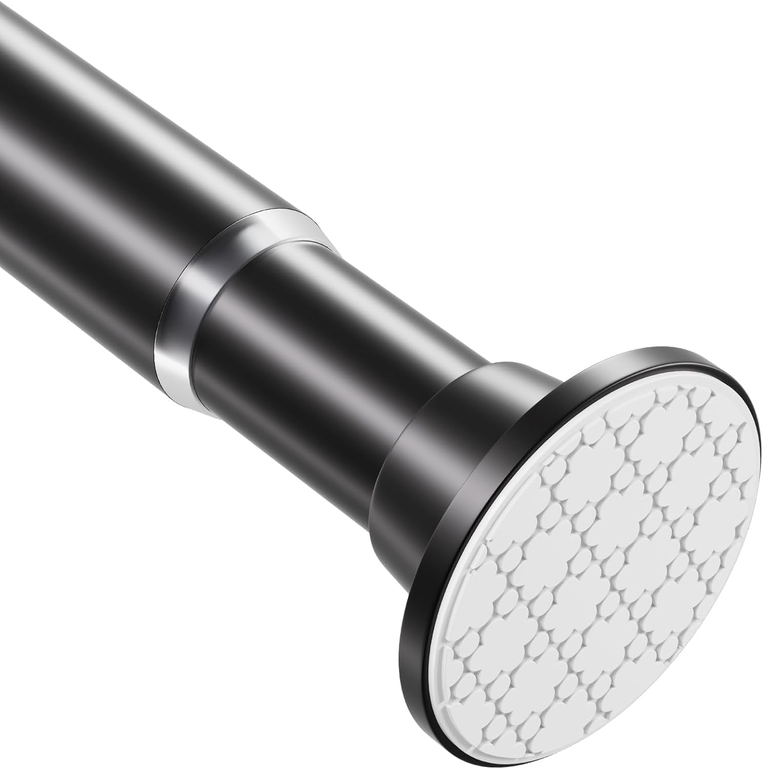 XUXRUS Small Tension Rod 16-26 inches- Spring Short Curtain Rod Black ...