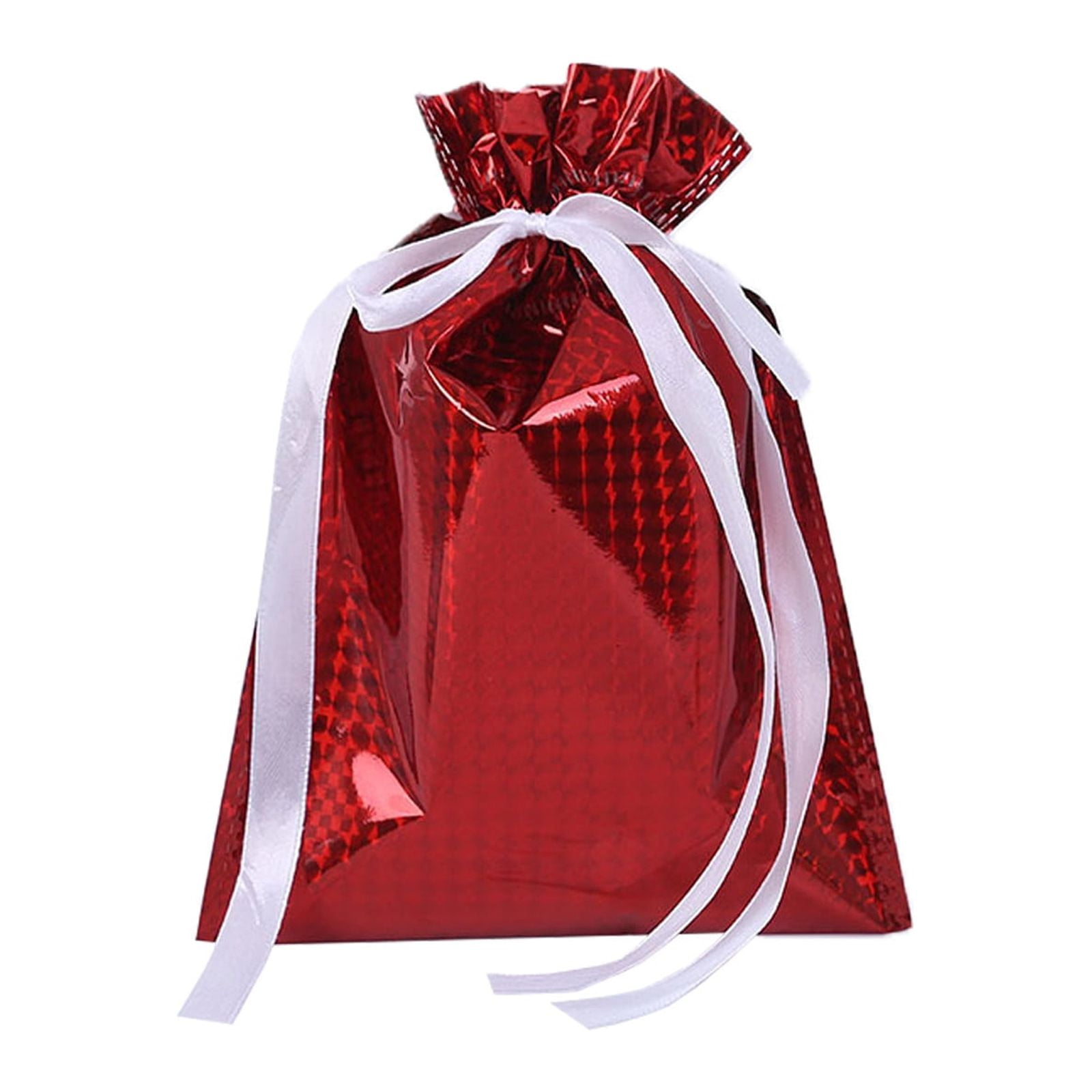 XUYAN 10PCS Christmas Candy Gifts Bags, Christmas Drawstring Candy Bag ...