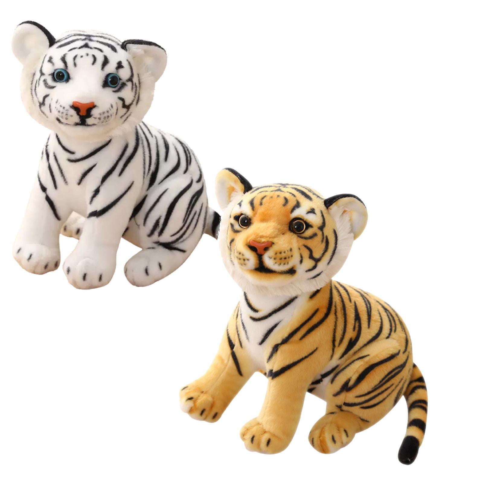 XUYAN 2PCS 33CM Tiger Plush Toys Cute Soft Stuffed Animal Plush Doll ...